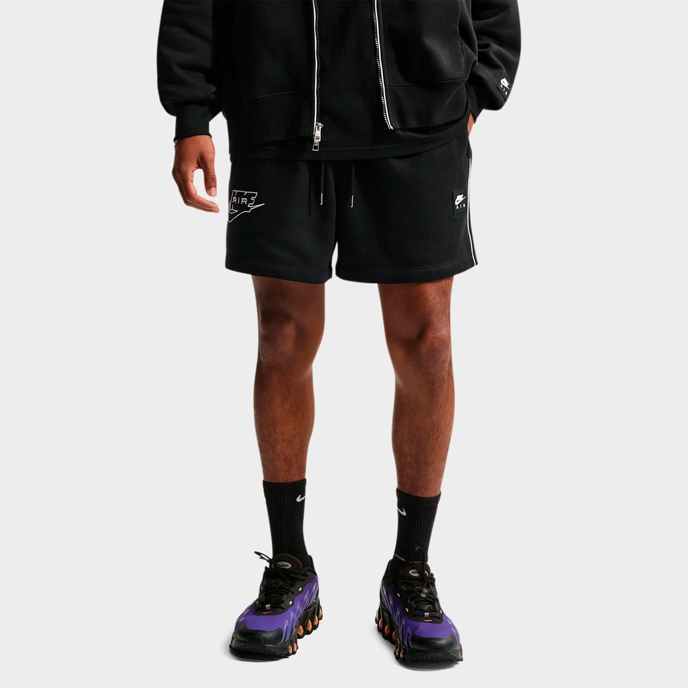 Click here for Nike Mens Air Fleece Shorts in Black/White Size: L... prices
