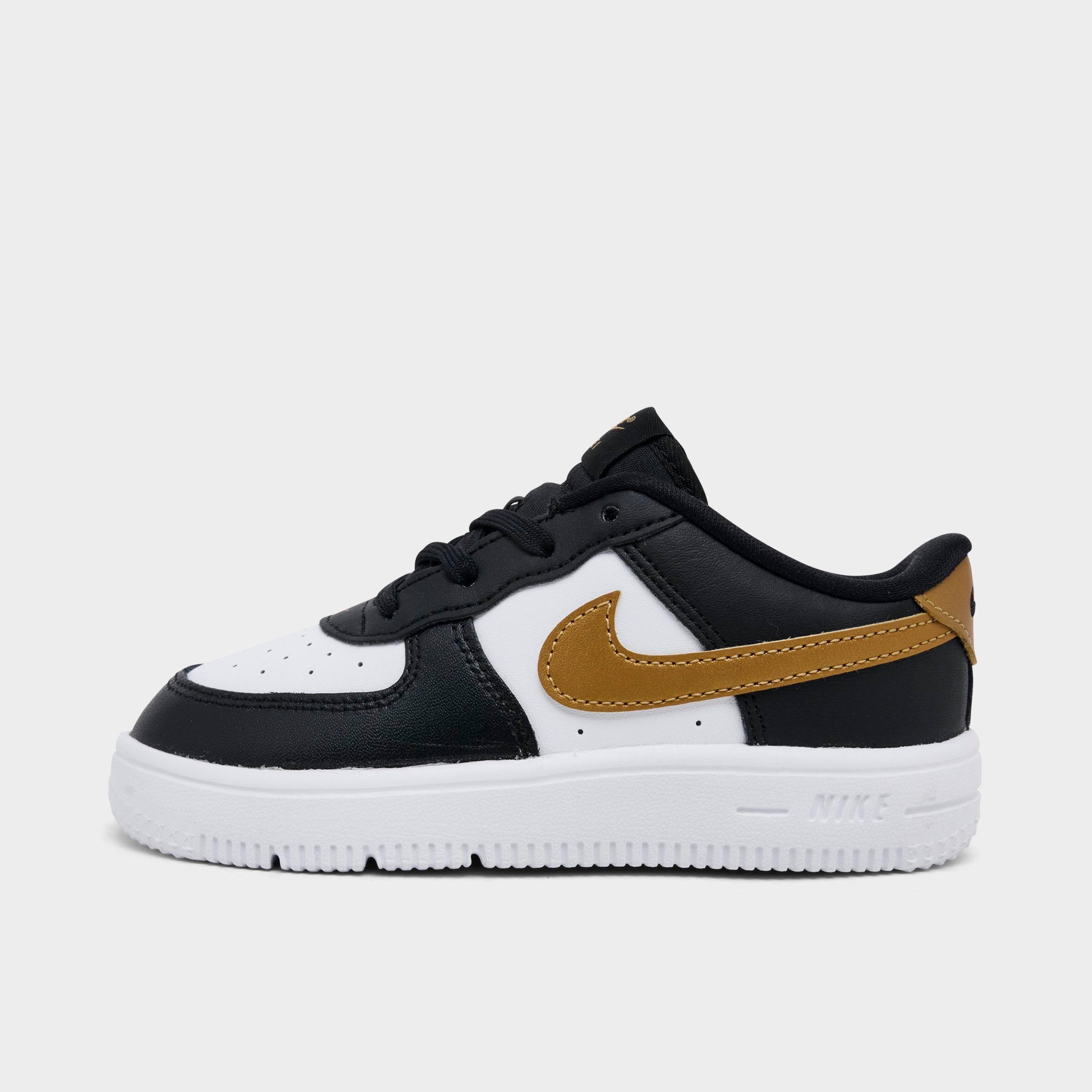 Click here for Nike Kids Toddler Force 1 Low Casual Shoes in Blac... prices