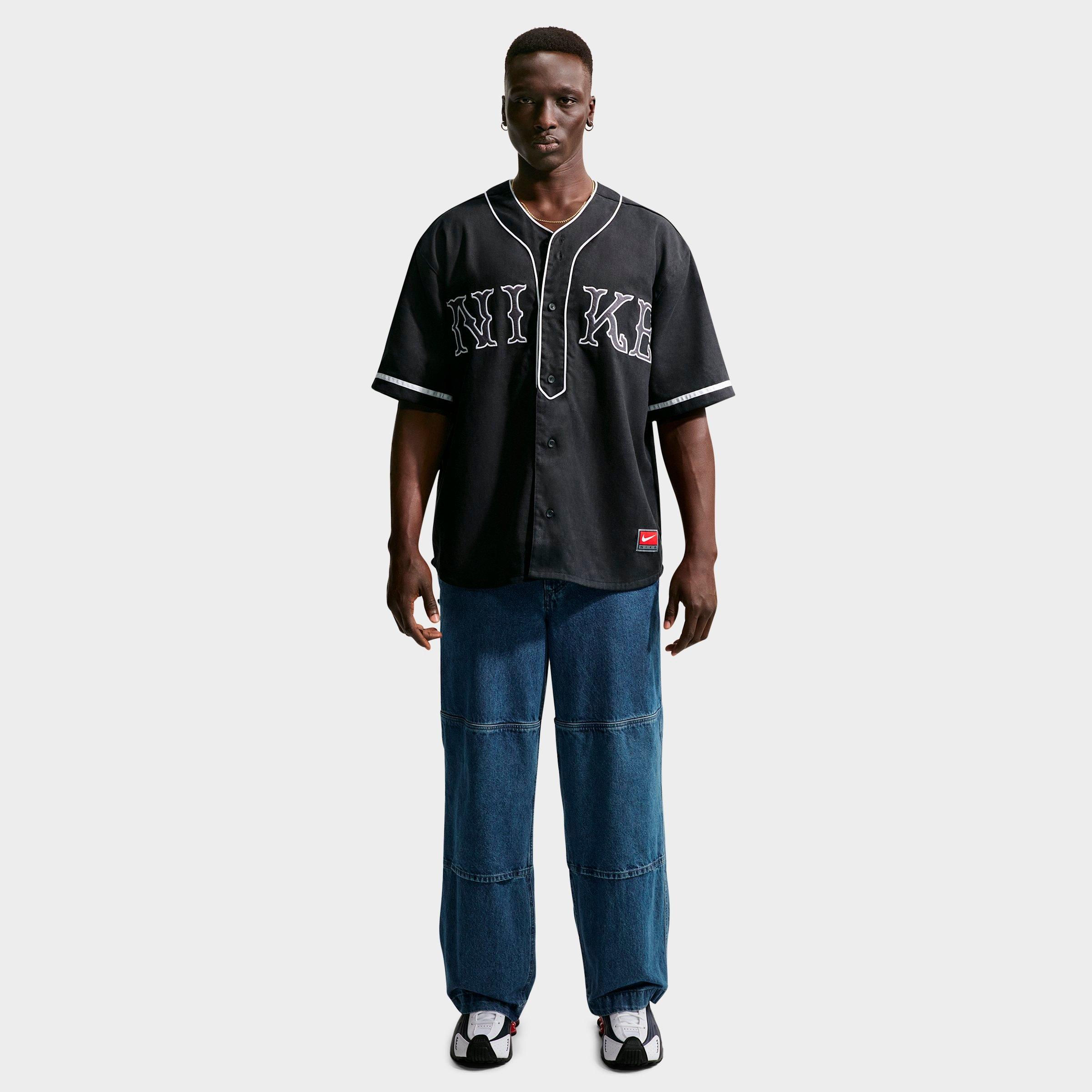 Click here for Nike Mens Life Vintage Sport Top in Black/White Si... prices