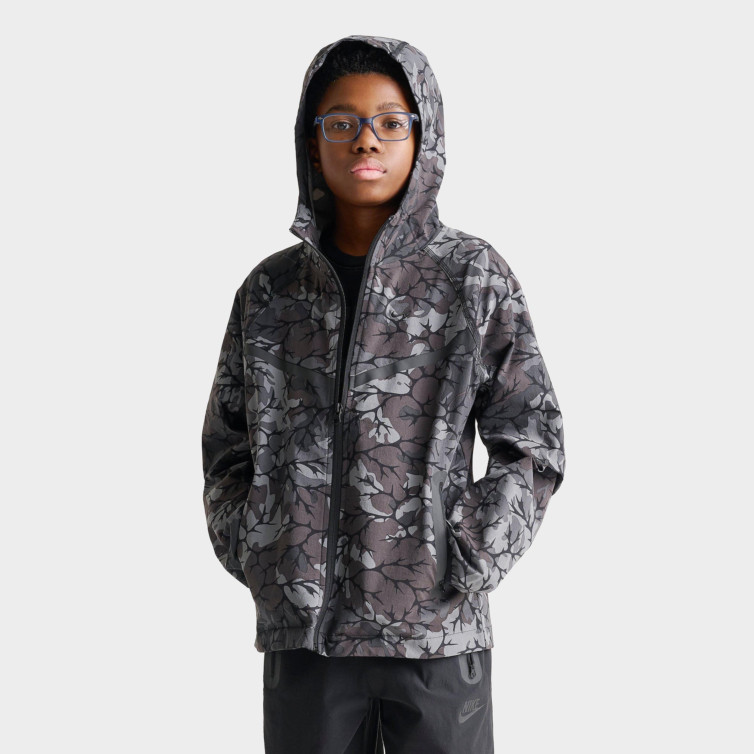 Click here for Nike Big Kids Sportswear Tech Woven Full-Zip Jacke... prices