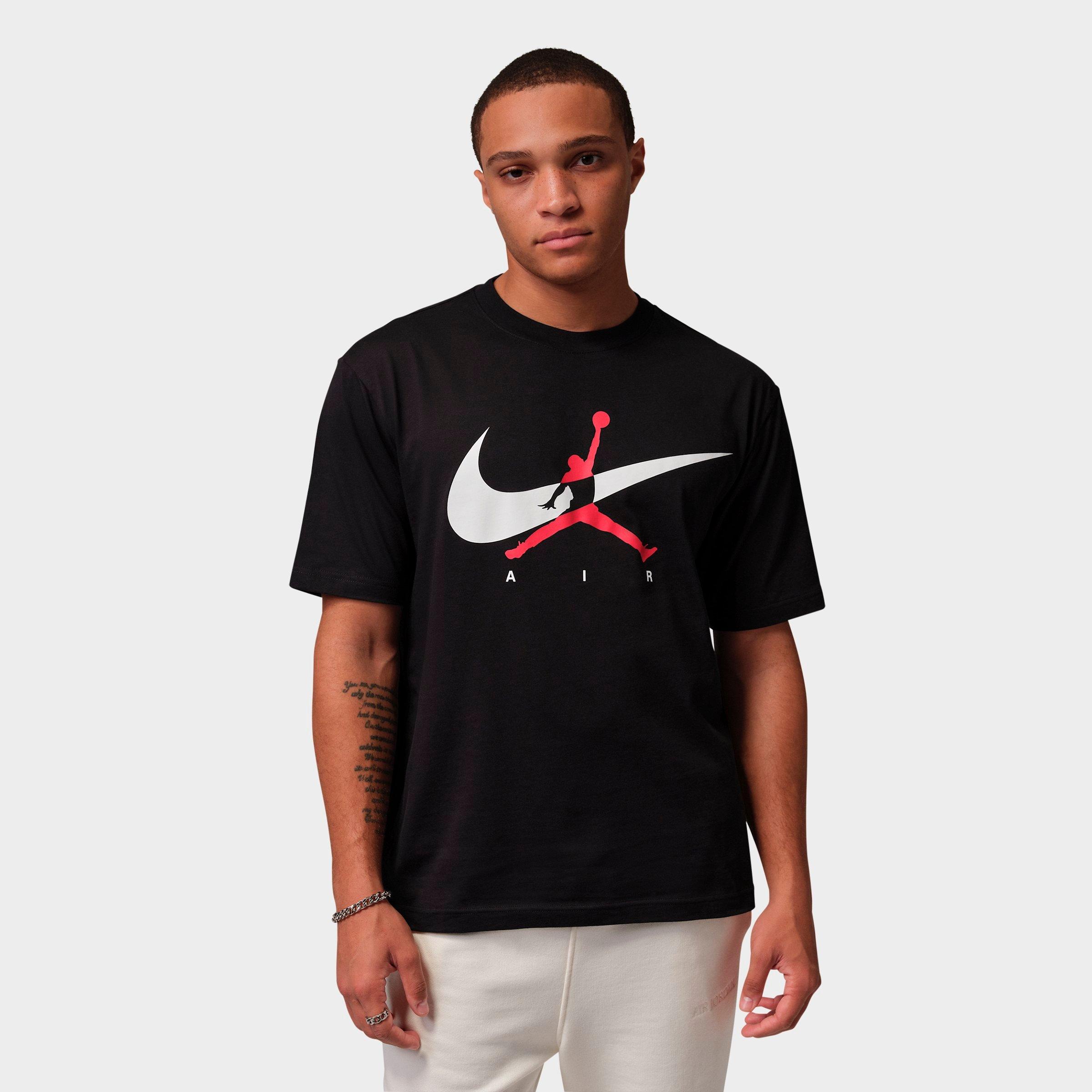 Click here for Nike Mens Jordan Brooklyn Swoosh Jumpman Graphic T... prices