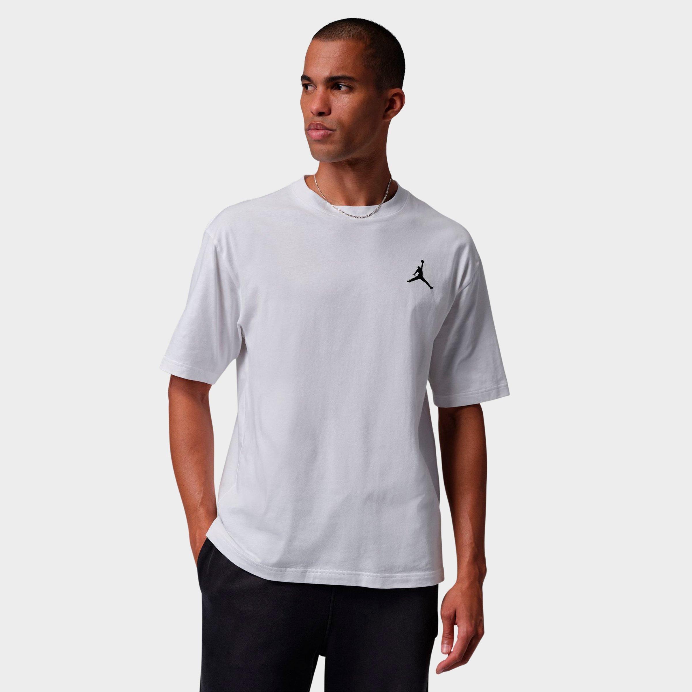 Click here for Jordan Mens Embroidered Jumpman T-Shirt in White/B... prices