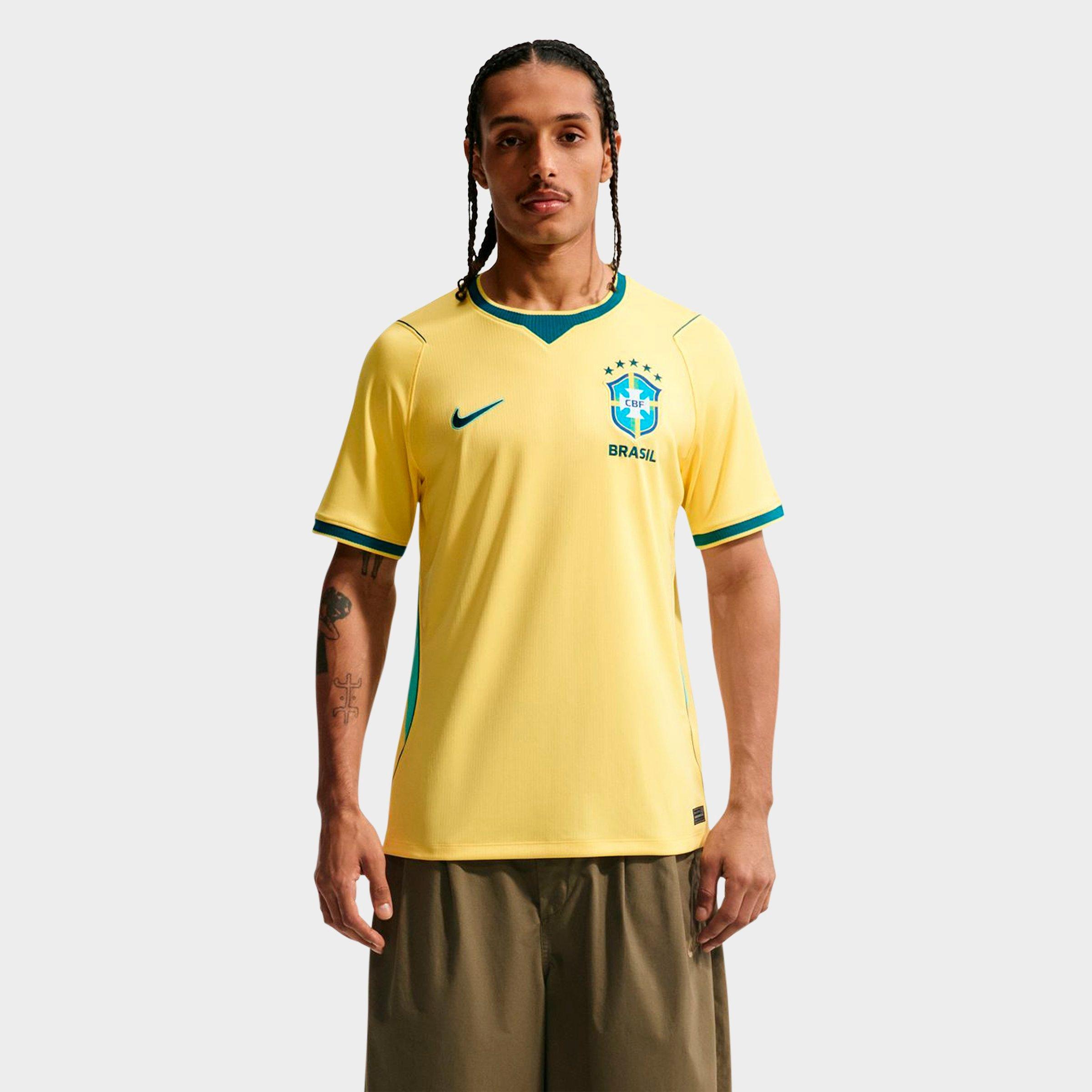 Click here for Nike Mens Brazil 2026 Stadium Home Dri-FIT Replica... prices