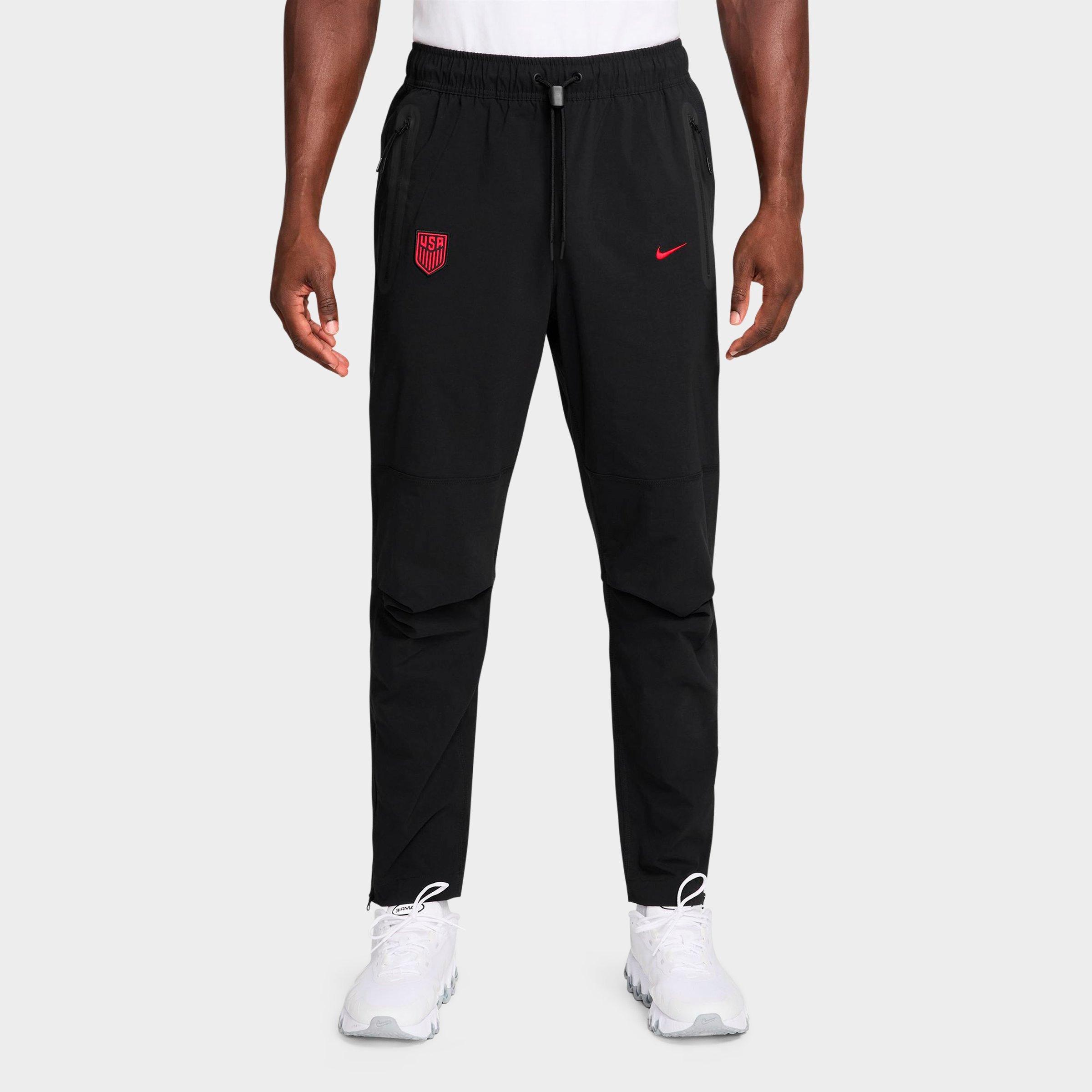 Click here for Nike Mens Tech USA Soccer Woven Pants in Black/Cha... prices