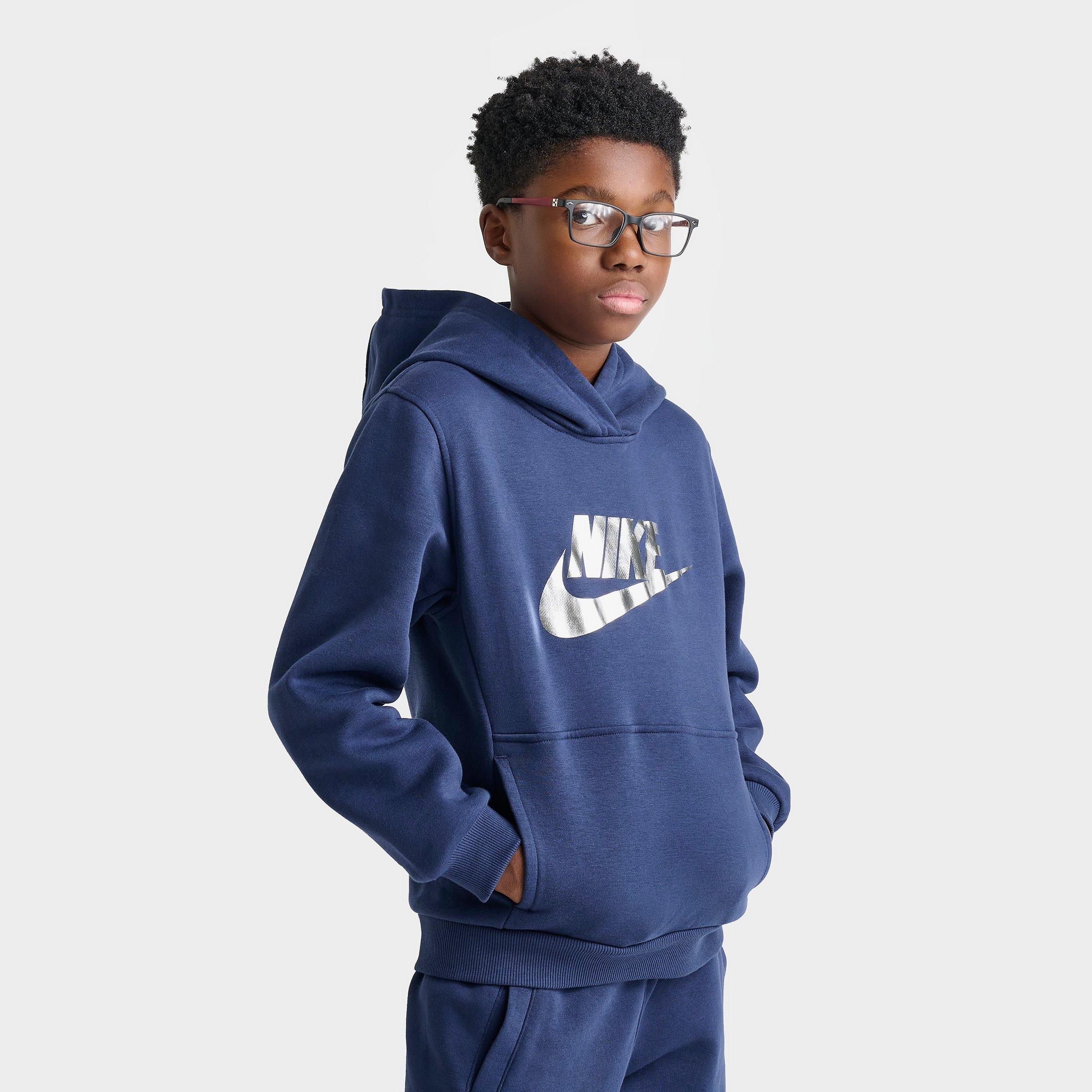 Click here for Nike Big Kids Sportswear Club Fleece Foil Pullover... prices