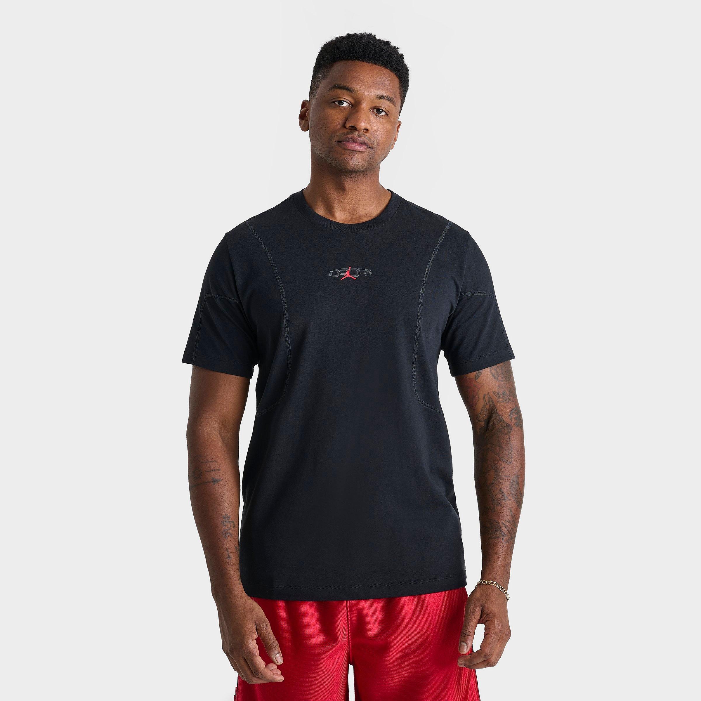 Click here for Jordan Mens Y2K T-Shirt in Black/Iron Grey/Gym Red... prices