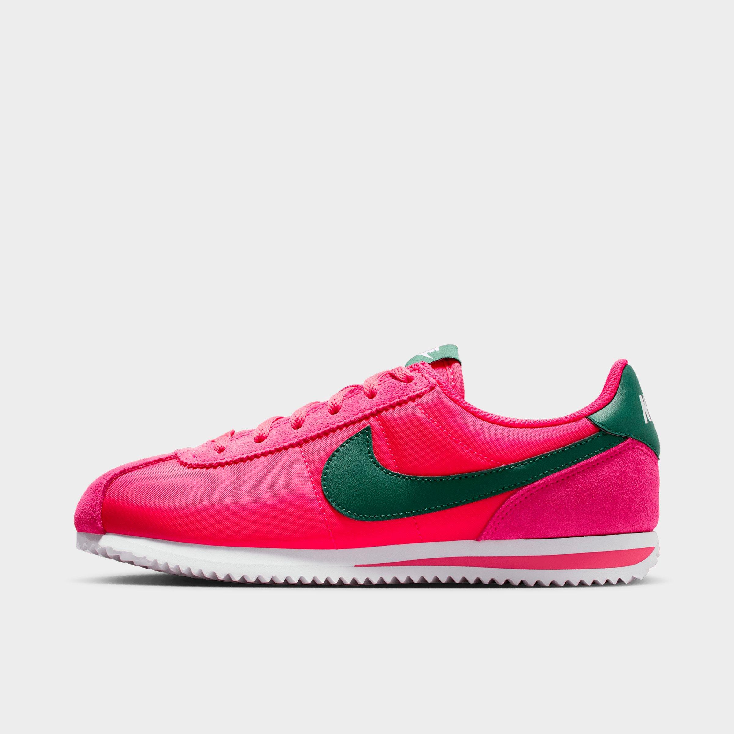 Click here for Nike Big Kids Cortez Textile Casual Shoes in Rush... prices