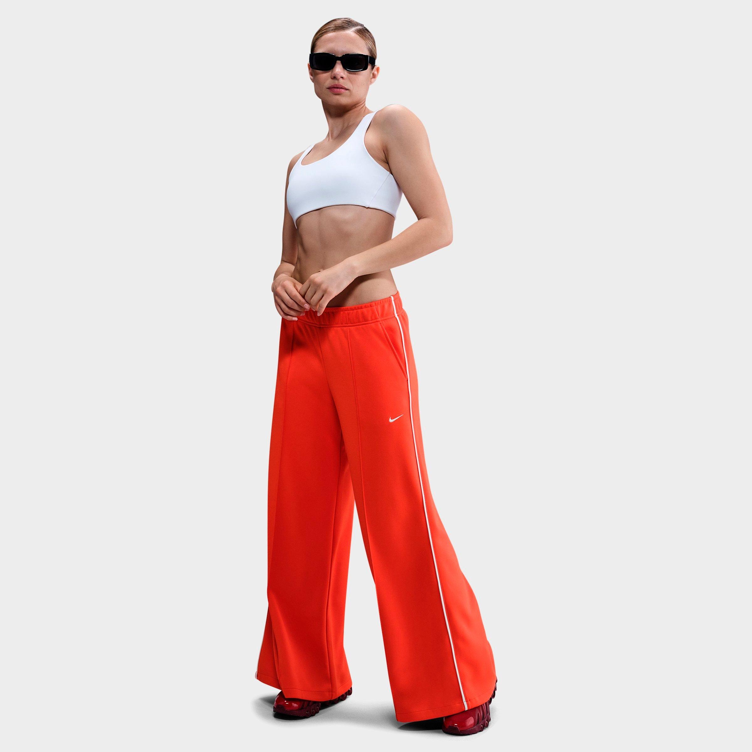 Click here for Nike Womens Sportswear Mid-Rise Wide-Leg Jogger Pa... prices