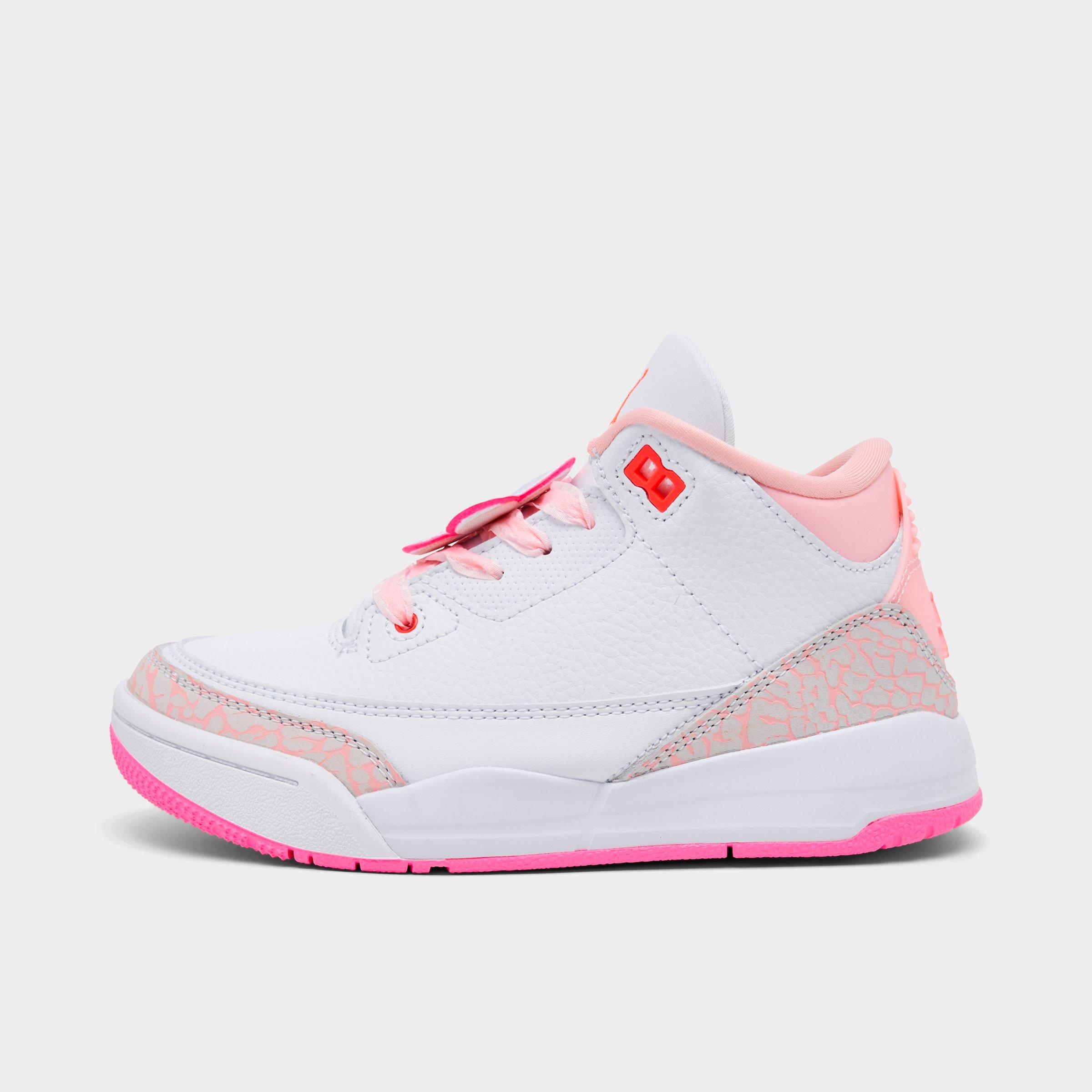 Click here for Jordan Girls Little Kids Air Retro 3 Basketball Sh... prices