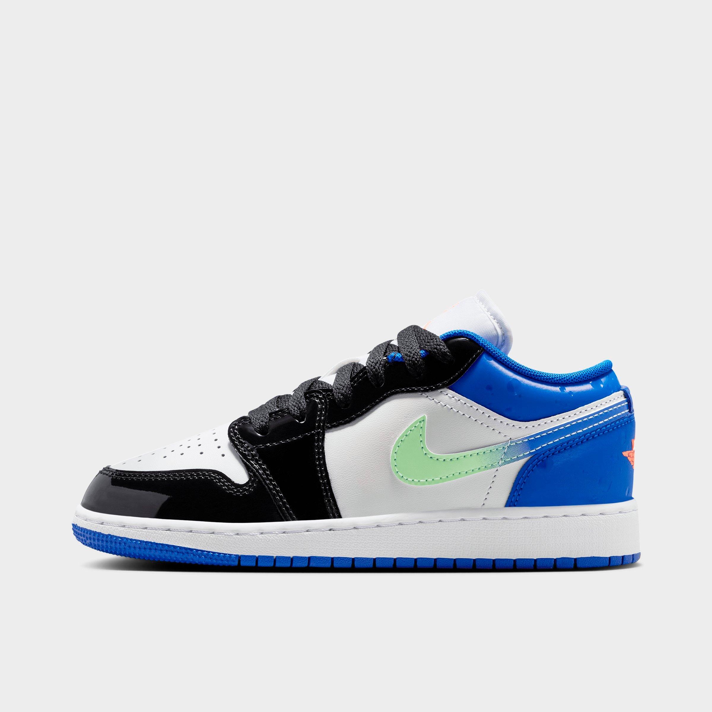 Click here for Jordan Big Kids Air Retro 1 Low SE Casual Shoes in... prices