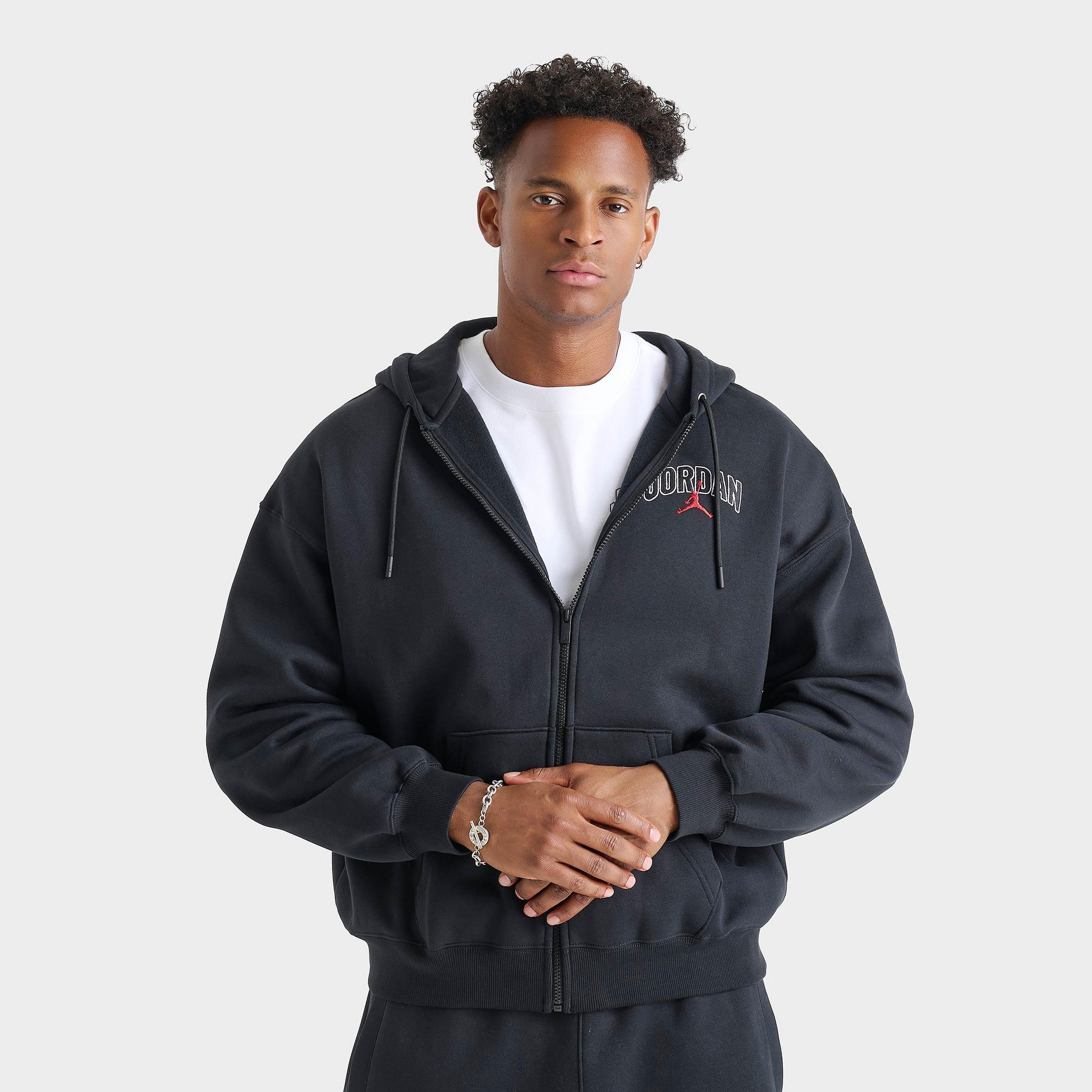 Click here for Jordan Mens Brooklyn Fleece Oversized Full-Zip Hoo... prices