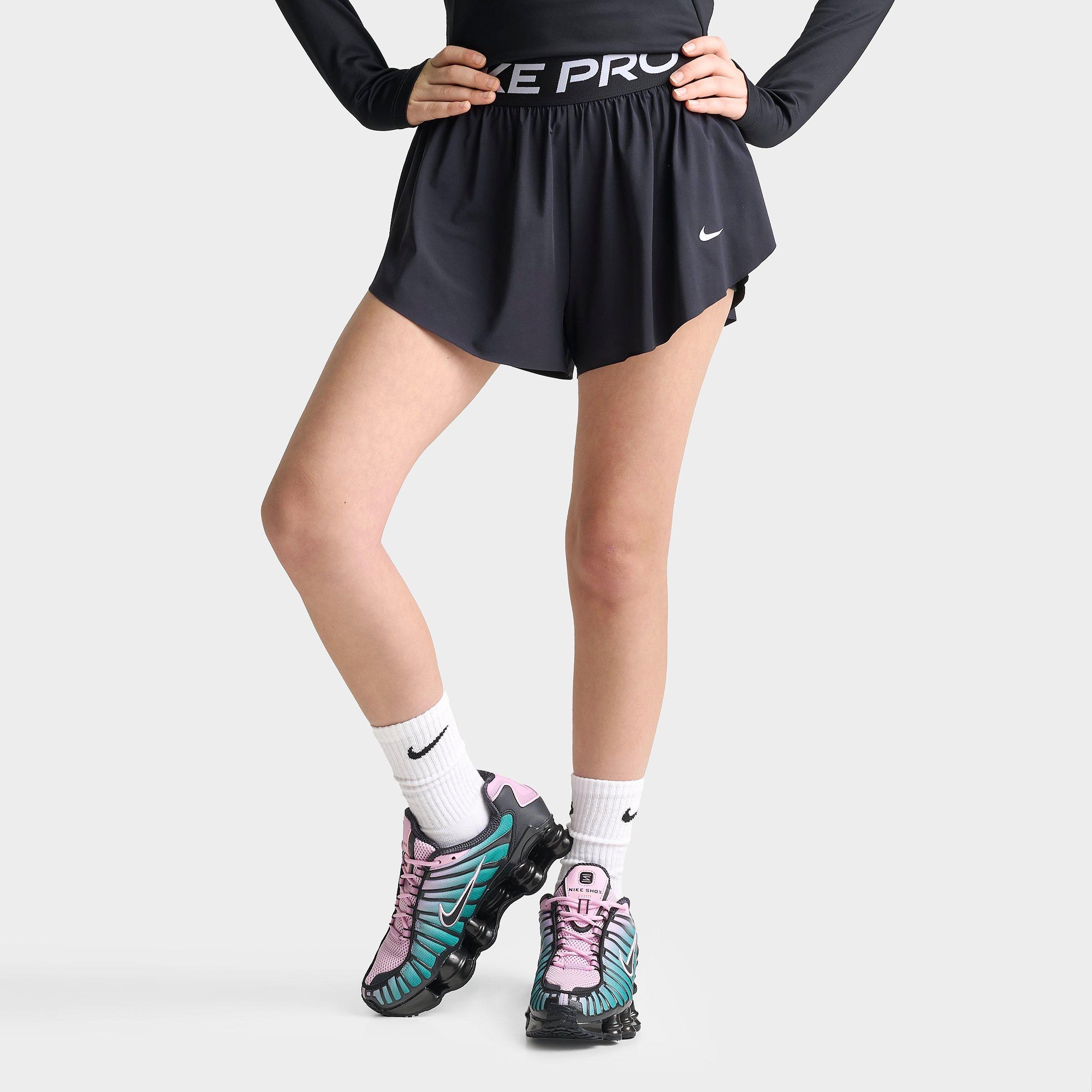Click here for Nike Girls Big Kids Pro Dri-FIT 2-In-1 Shorts in B... prices