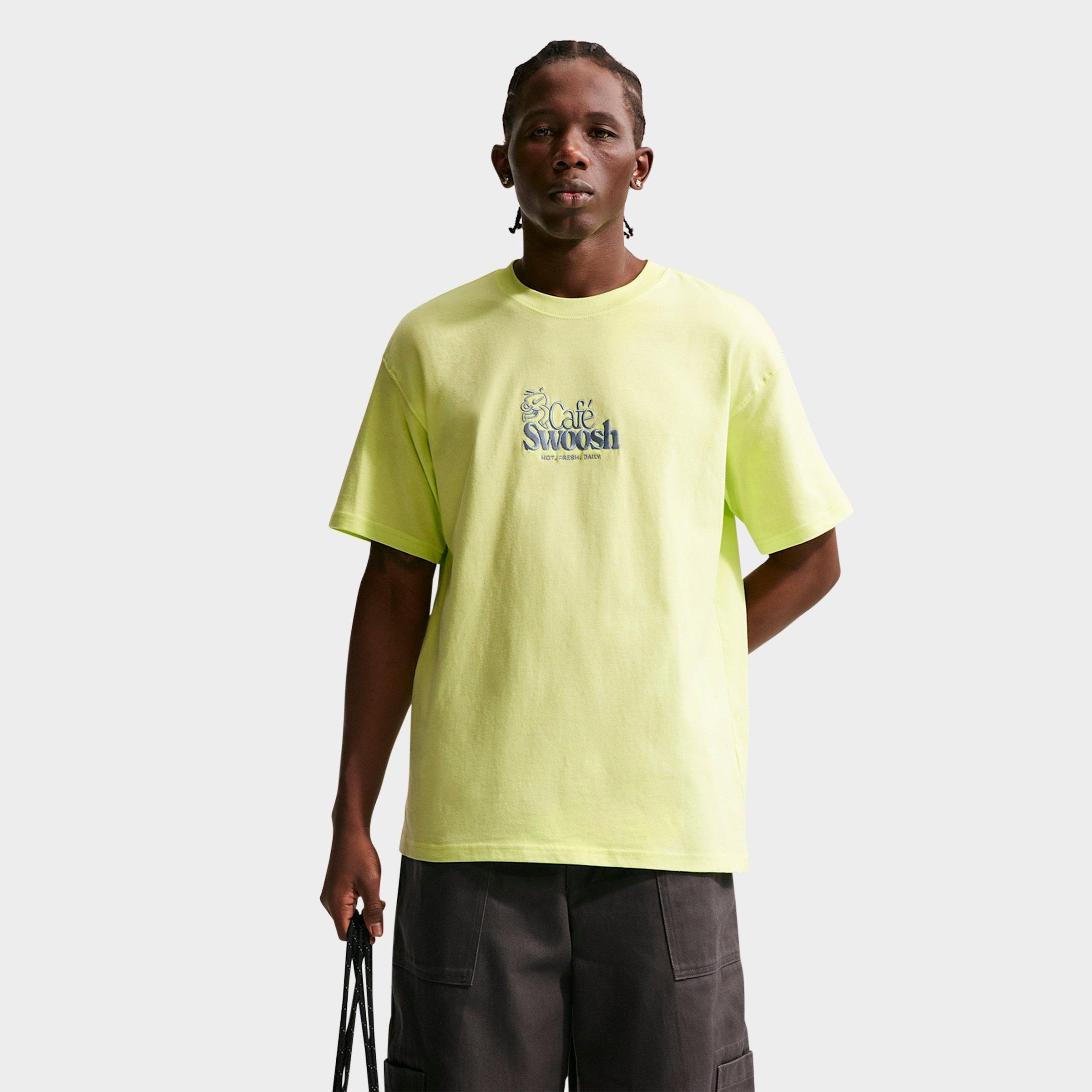 Click here for Nike Mens Sportswear Café Swoosh Embroidered T-Shi... prices