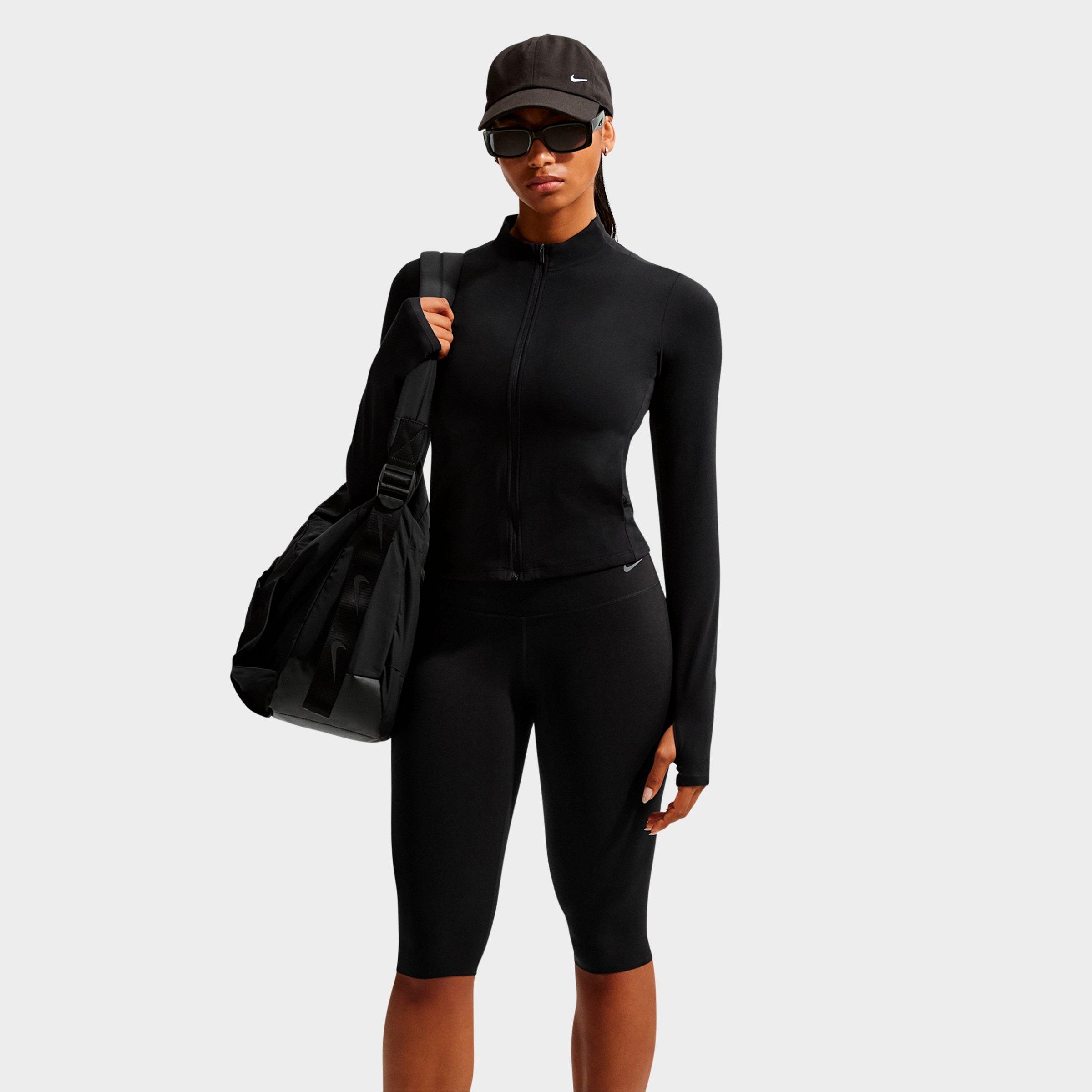 Click here for Nike Womens Zenvy Dri-FIT Full-Zip Jacket in Black... prices