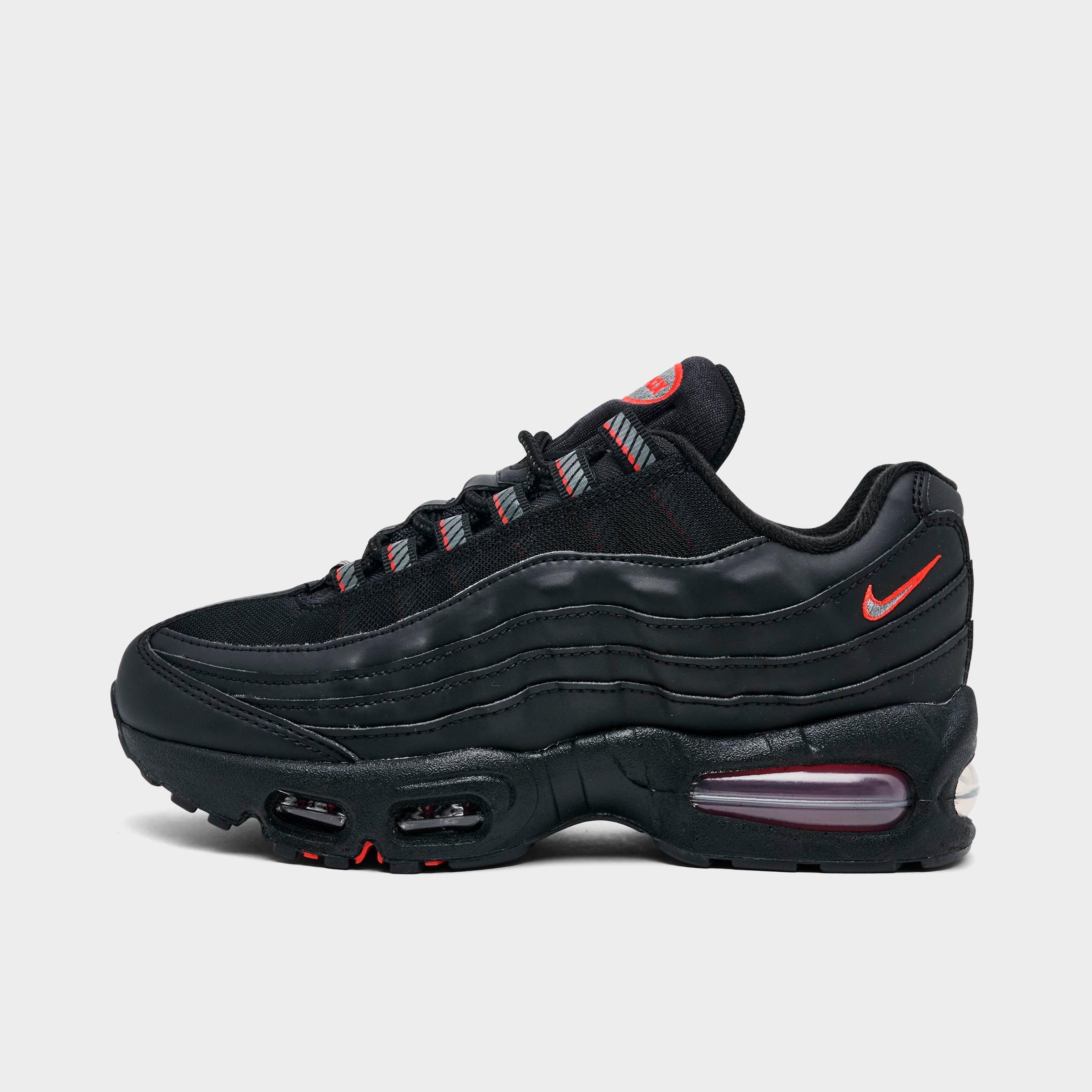 Click here for Nike Big Kids Air Max 95 Casual Shoes in Black/Smo... prices