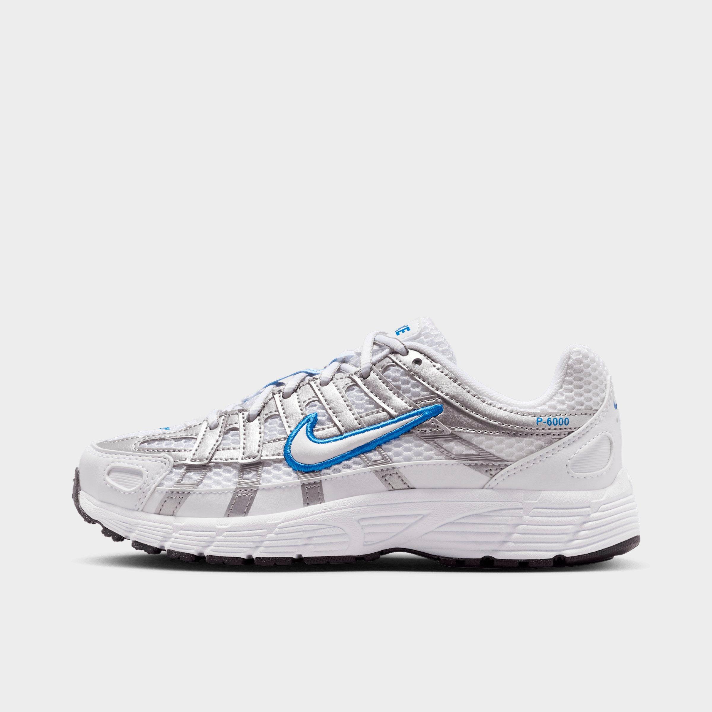 Click here for Nike Big Kids P-6000 Casual Shoes in White/Blue Cr... prices
