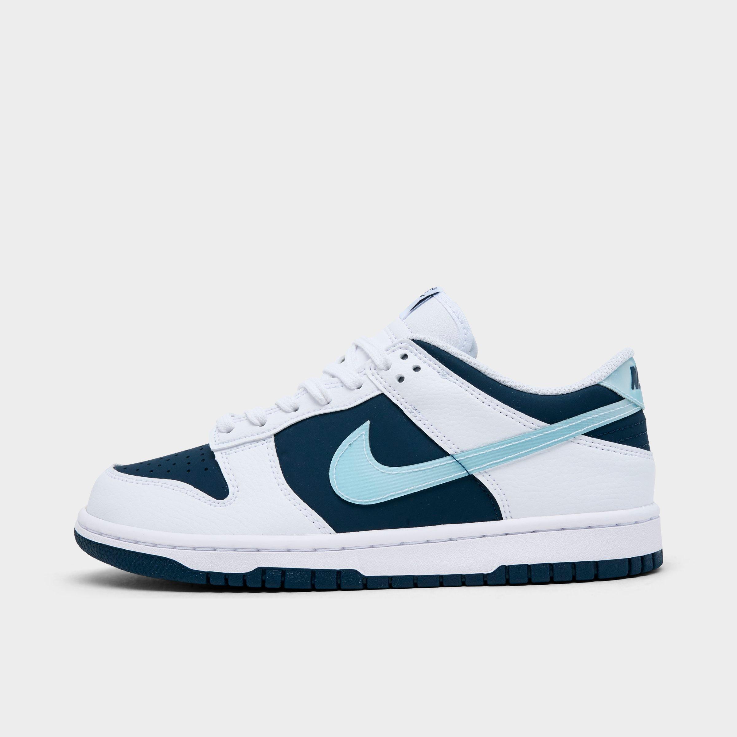 Click here for Nike Big Kids Dunk Low Casual Shoes in White/Light... prices