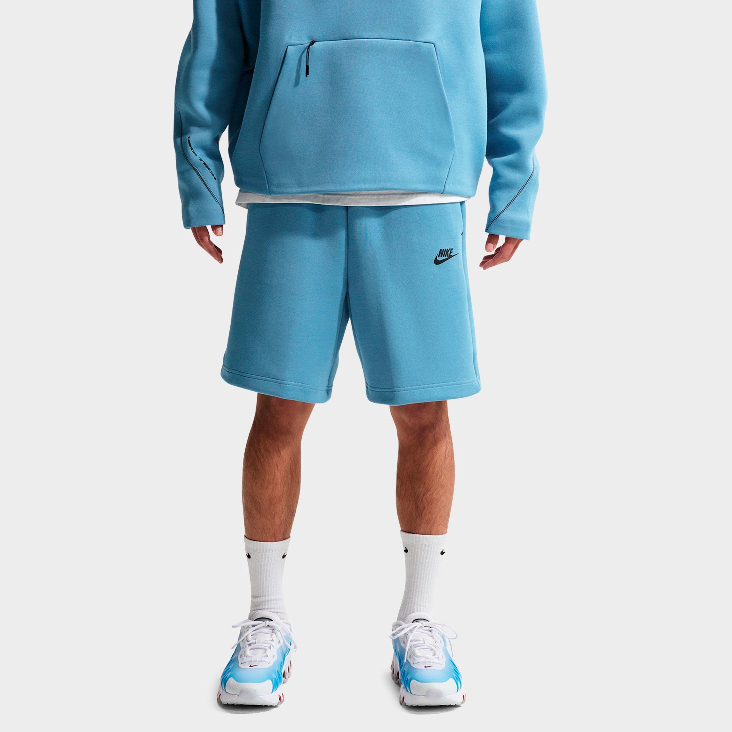 Click here for Nike Mens Tech Fleece Shorts in Work Blue/Black Si... prices