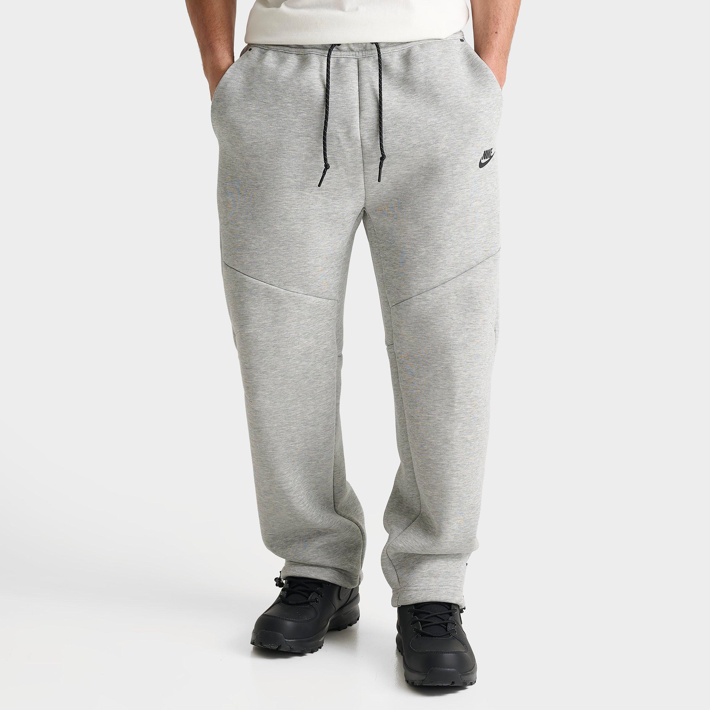 Click here for Nike Mens Tech Fleece Open-Hem Pants in Dark Grey... prices