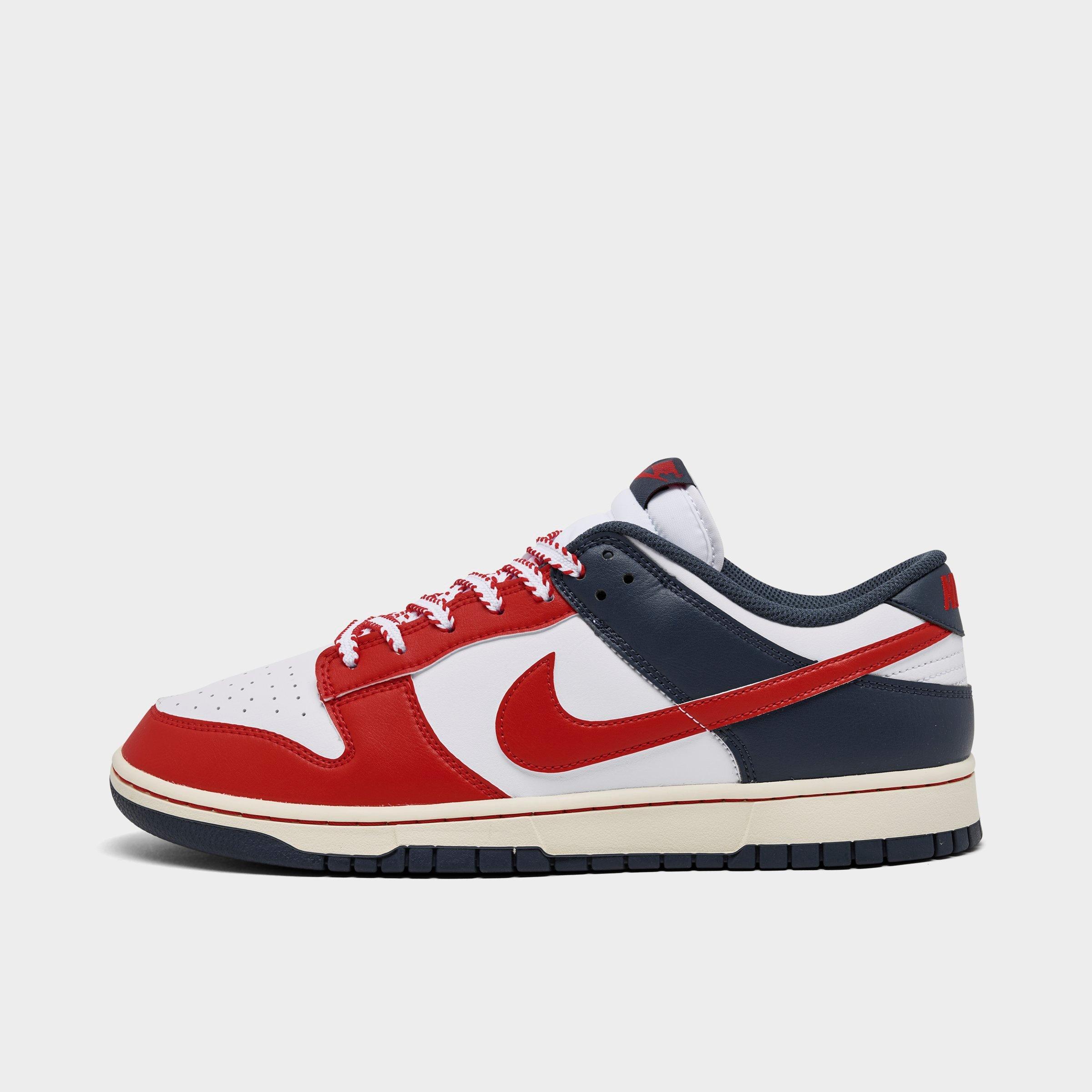 Click here for Nike Mens Dunk Low SE Casual Shoes in White/Univer... prices