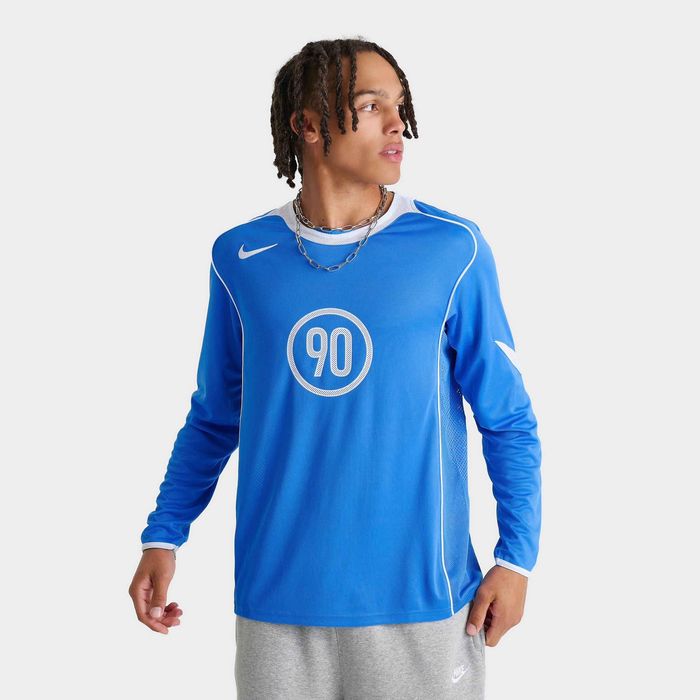 Click here for Nike Mens Total 90 Dri-FIT Long-Sleeve Soccer Jers... prices