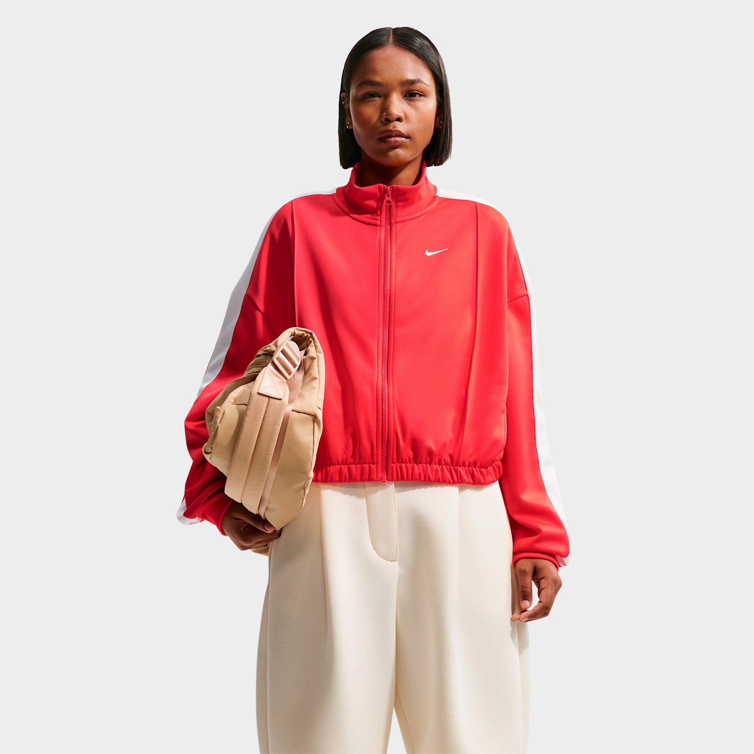 Click here for Nike Womens Sportswear Track Jacket in Light Crims... prices