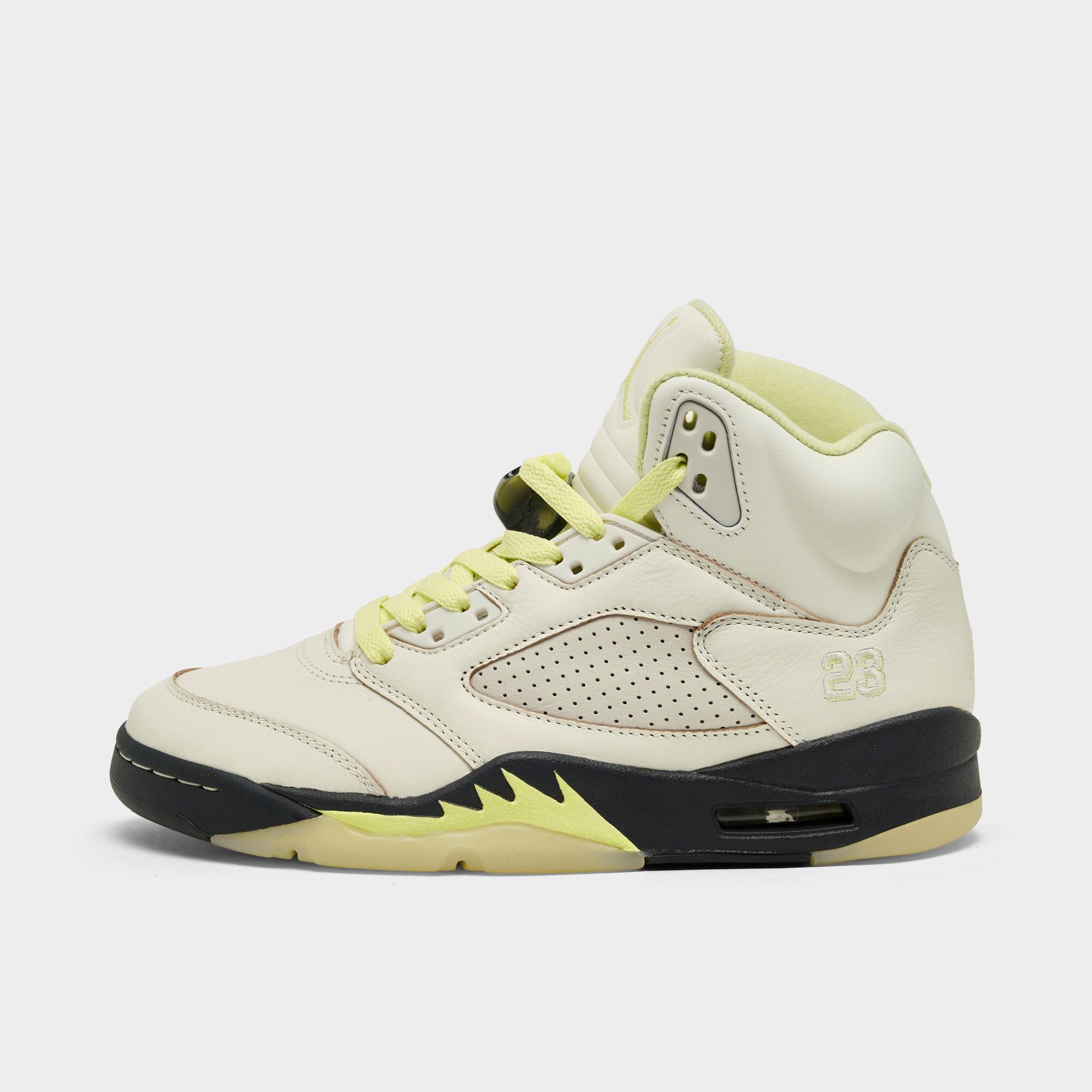 Click here for Jordan Womens Air Retro 5 Basketball Shoes in Sail... prices