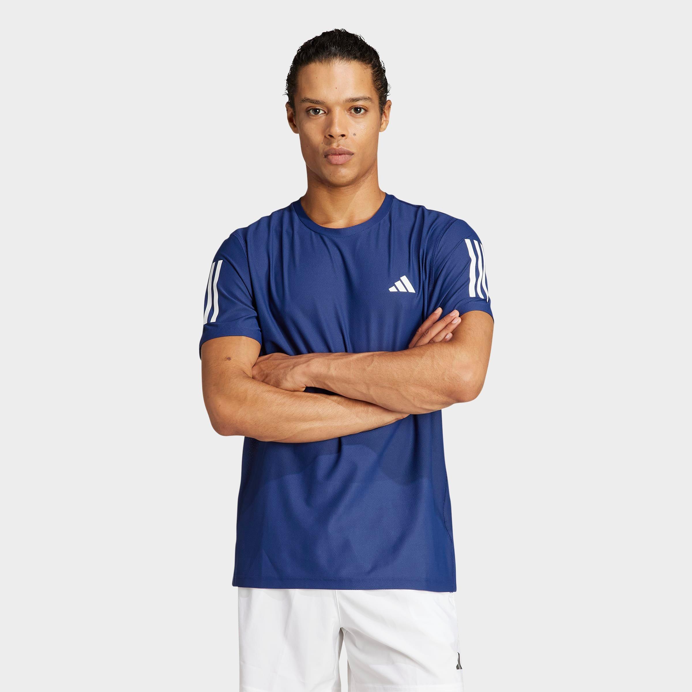 Click here for adidas Mens Own The Run T-Shirt in Dark Blue Size:... prices