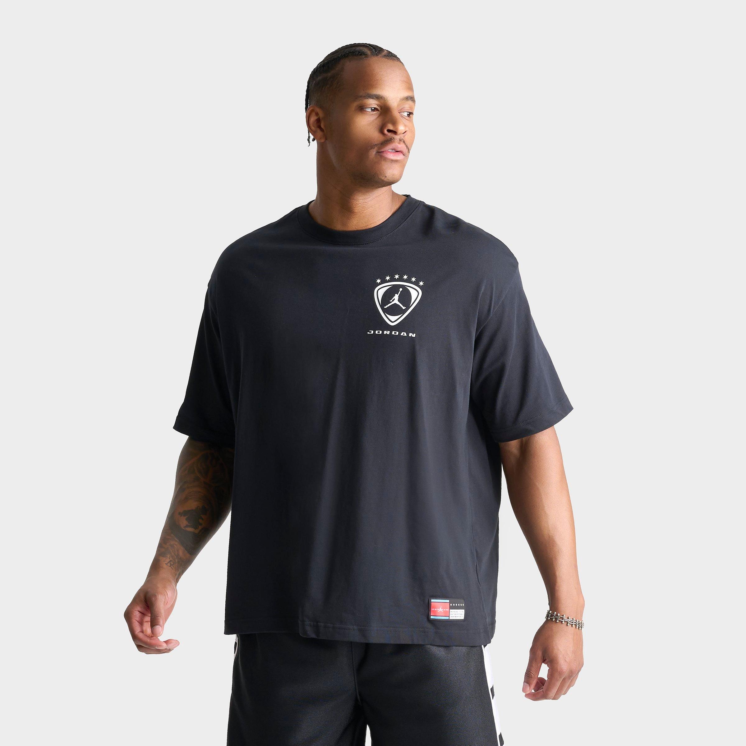 Click here for Jordan Mens Brooklyn F. C. Graphic T-Shirt in Blac... prices