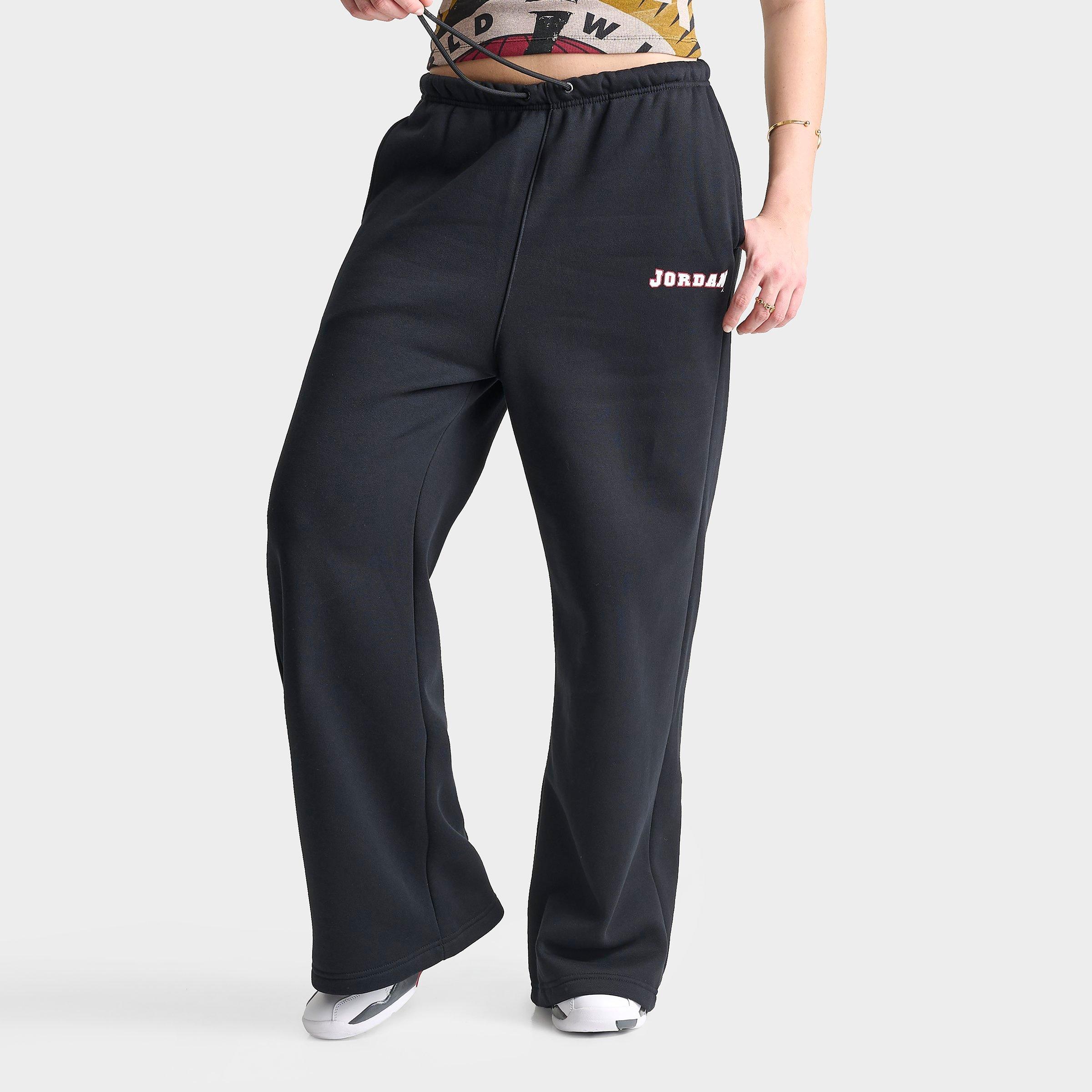 Click here for Jordan Womens Brooklyn Fleece Varsity Wide-Leg Swe... prices