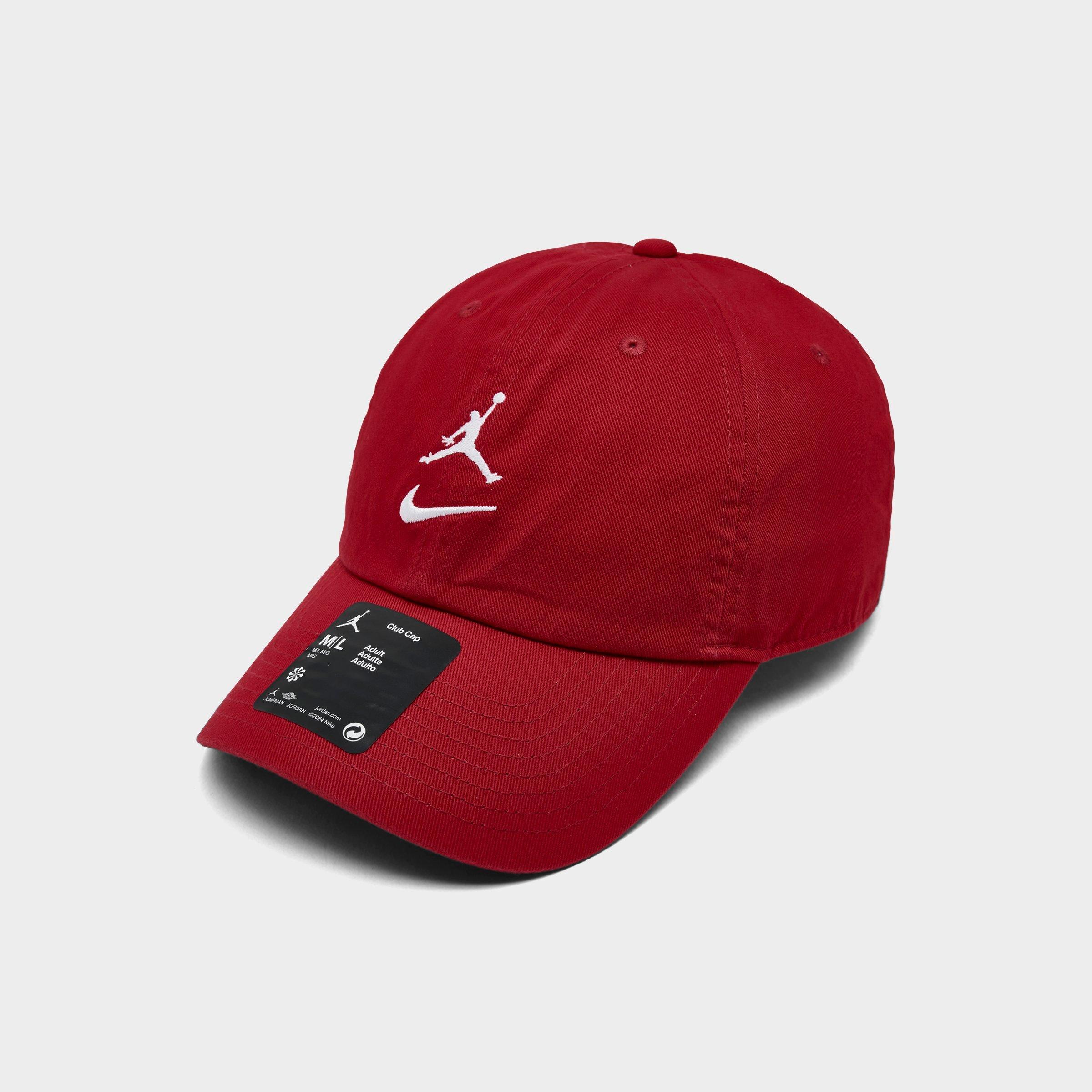 Click here for Jordan Stacked Logo Club Strapback Hat in Red Size... prices