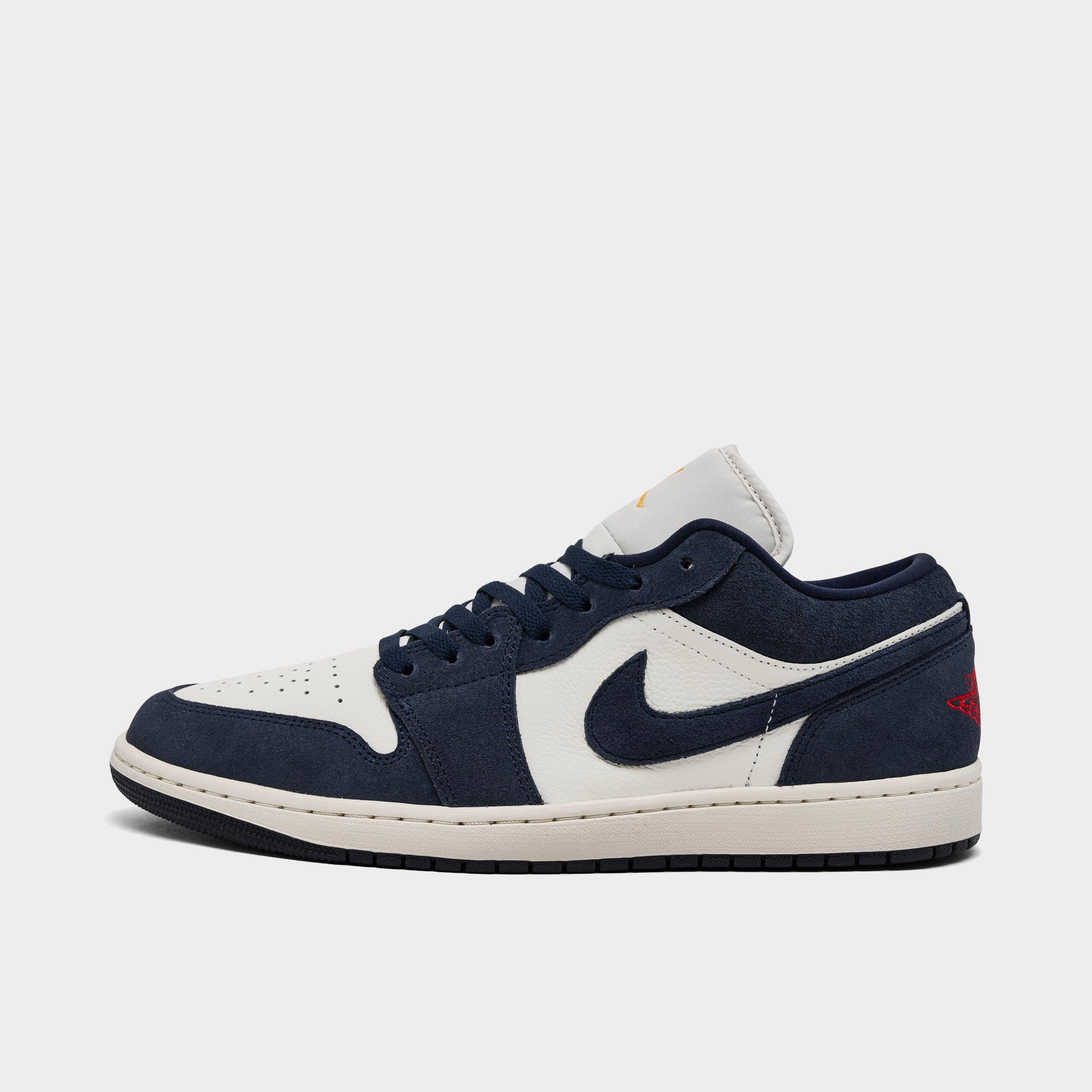 Click here for Jordan Mens Air Retro 1 Low SE Casual Shoes in Obs... prices
