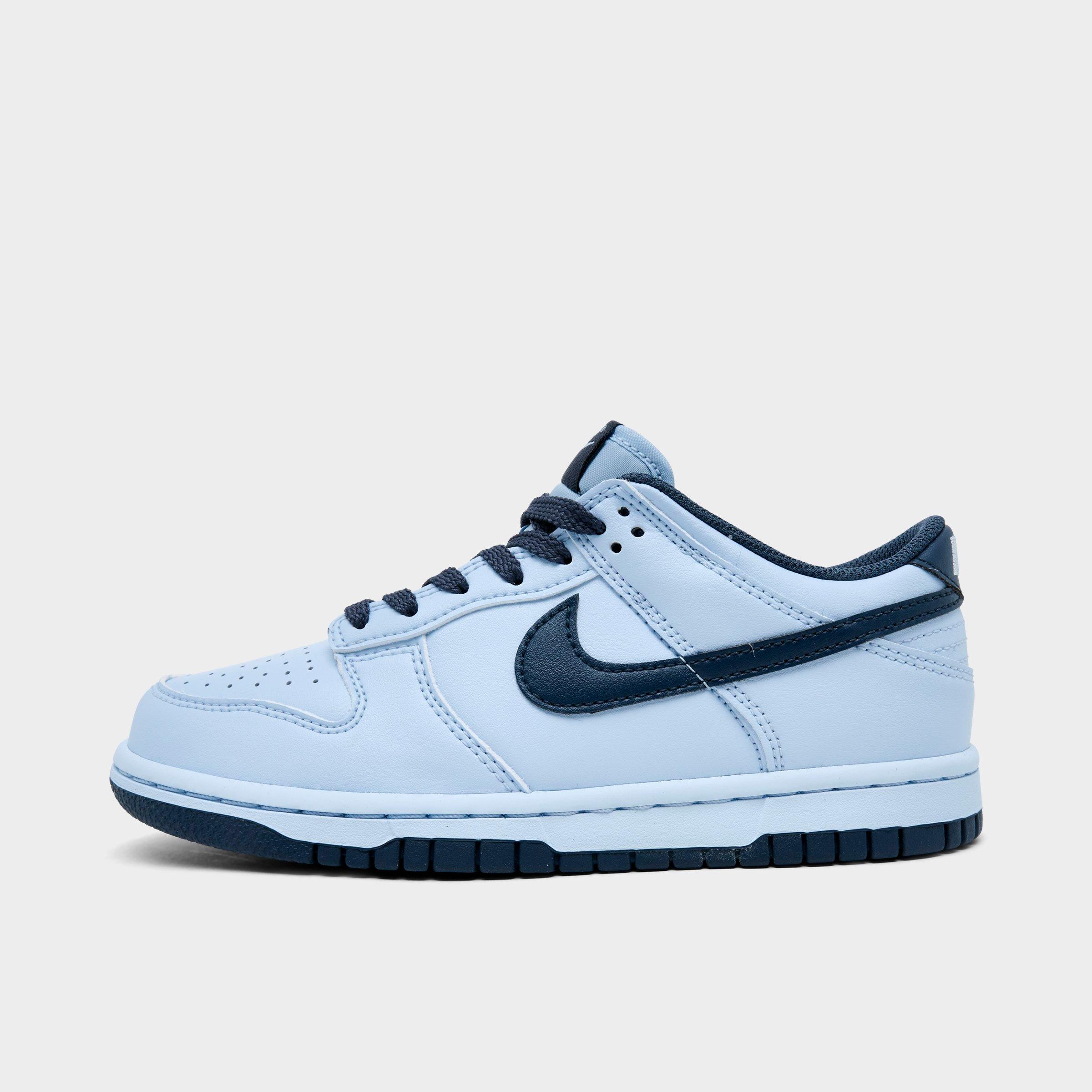 Click here for Nike Big Kids Dunk Low Casual Shoes in Hydrogen Bl... prices