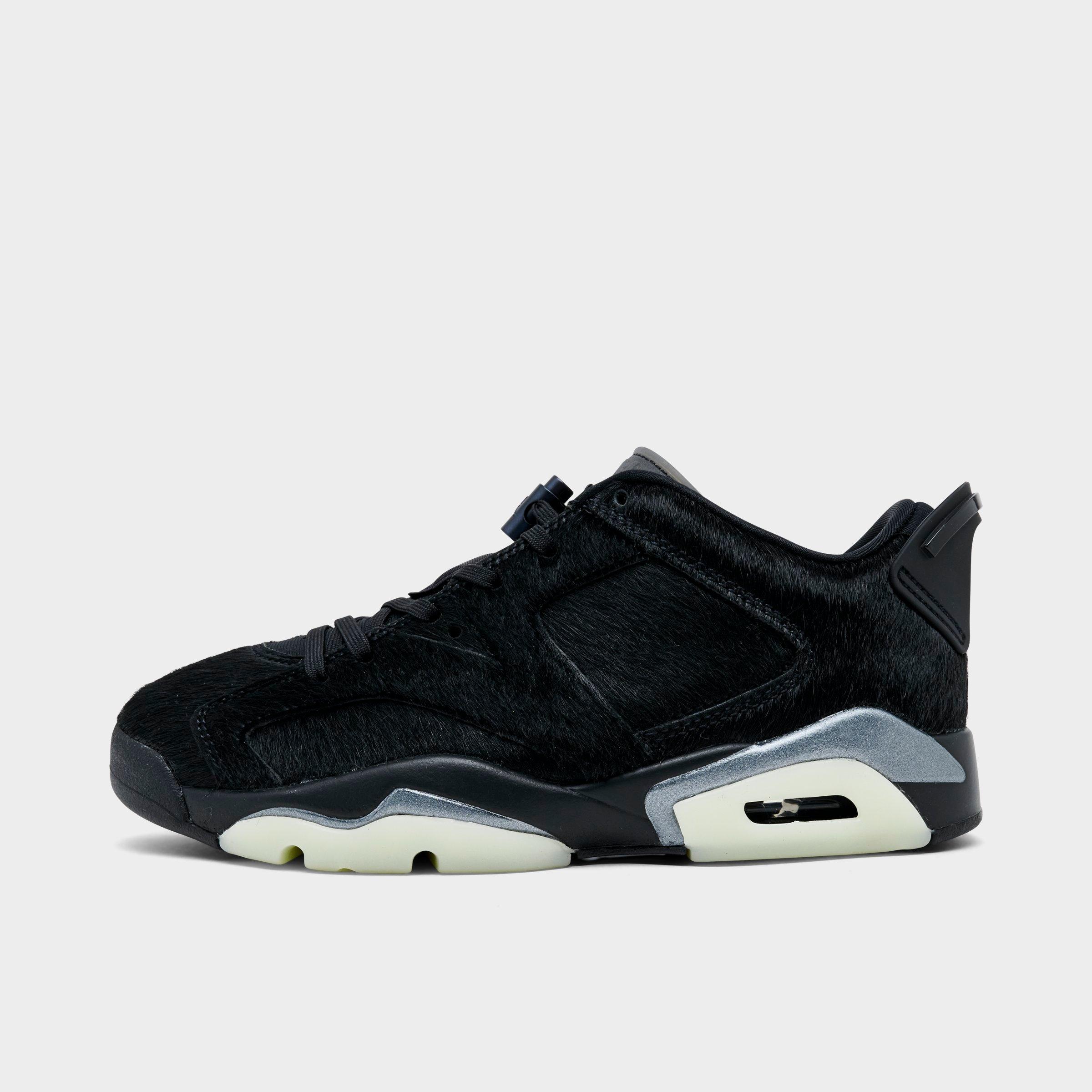 Click here for Jordan Womens Air Retro 6 Low Casual Shoes in Blac... prices