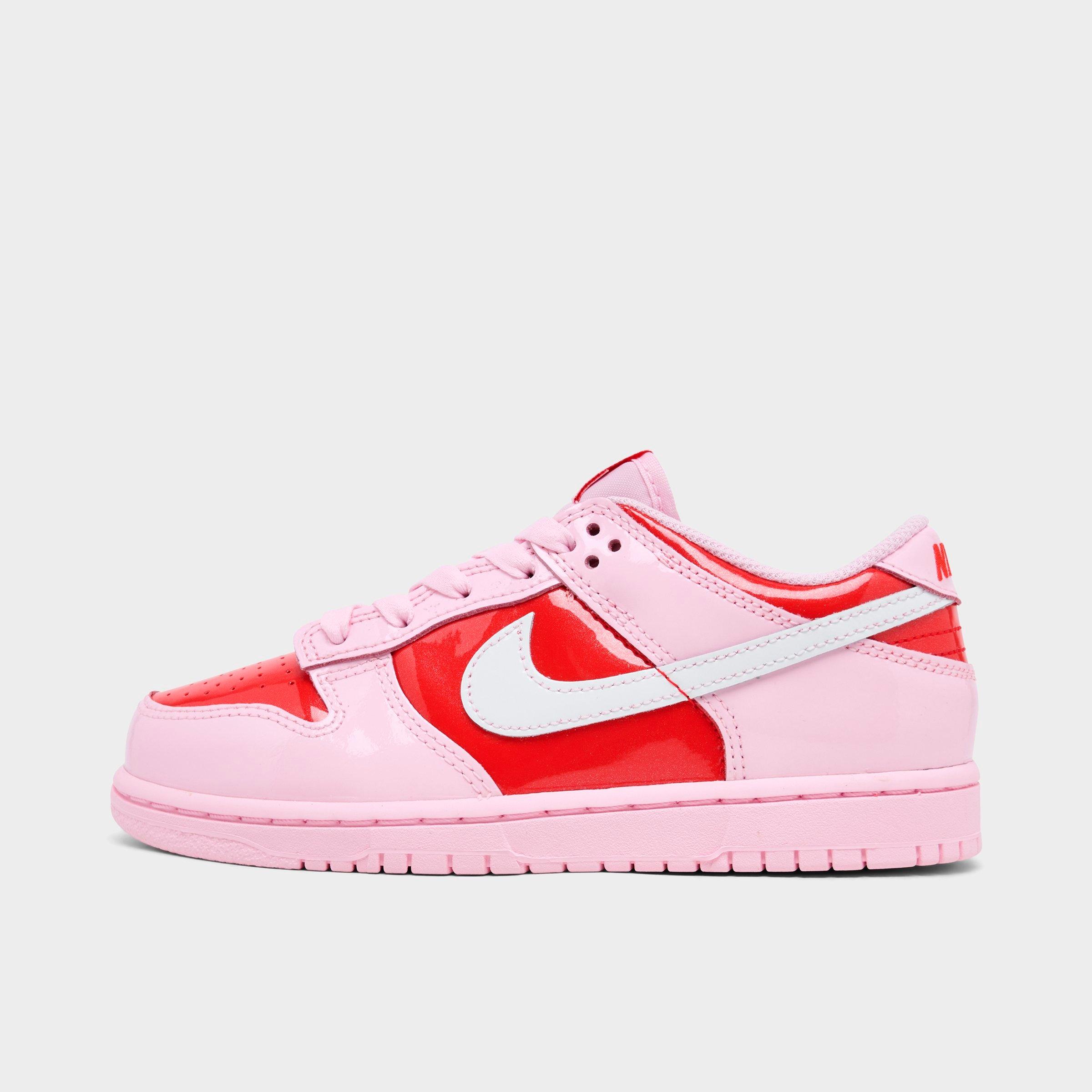 Click here for Nike Girls Little Kids Dunk Low Casual Shoes in Pi... prices