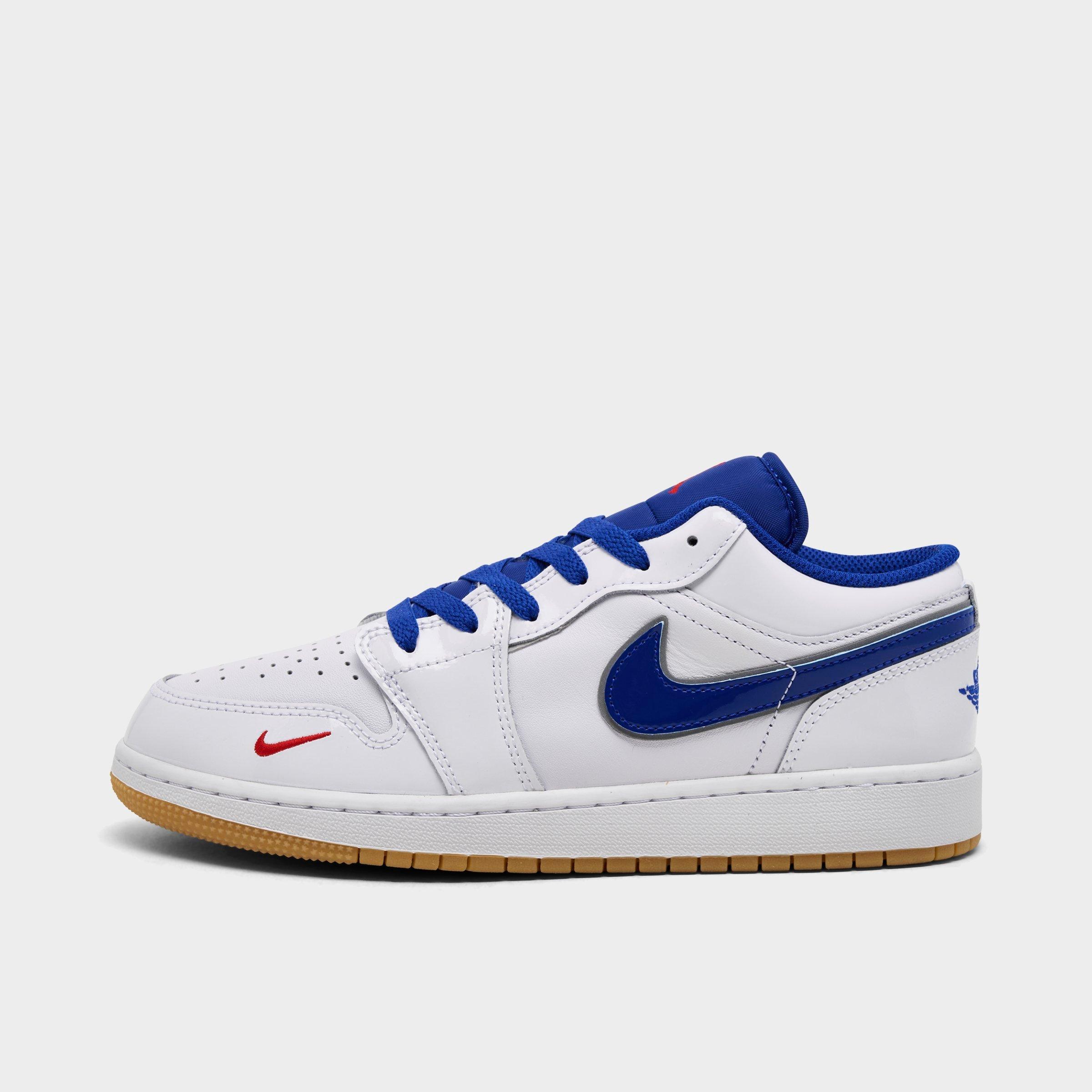 Click here for Jordan Big Kids Air Retro 1 Low SE Casual Shoes in... prices