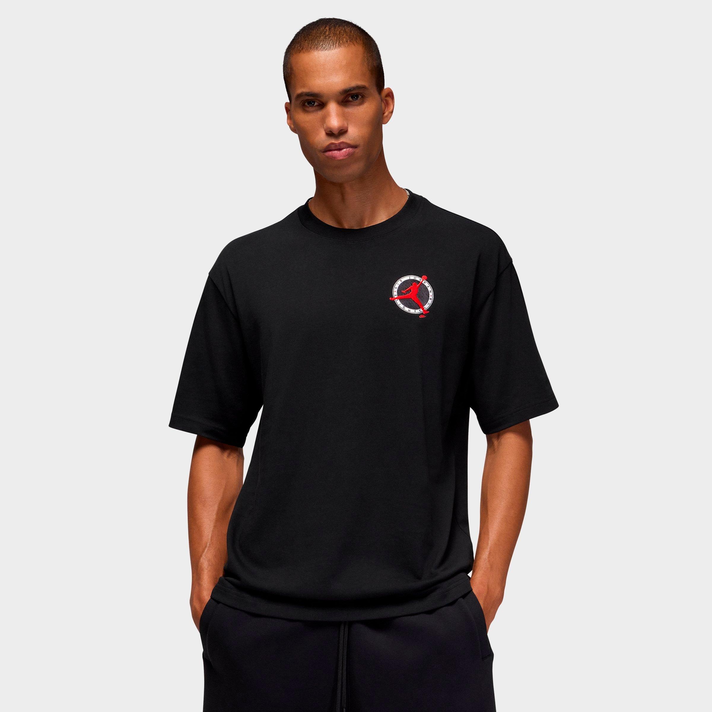 Click here for Jordan Mens Flight Club Patch T-Shirt in Black Siz... prices