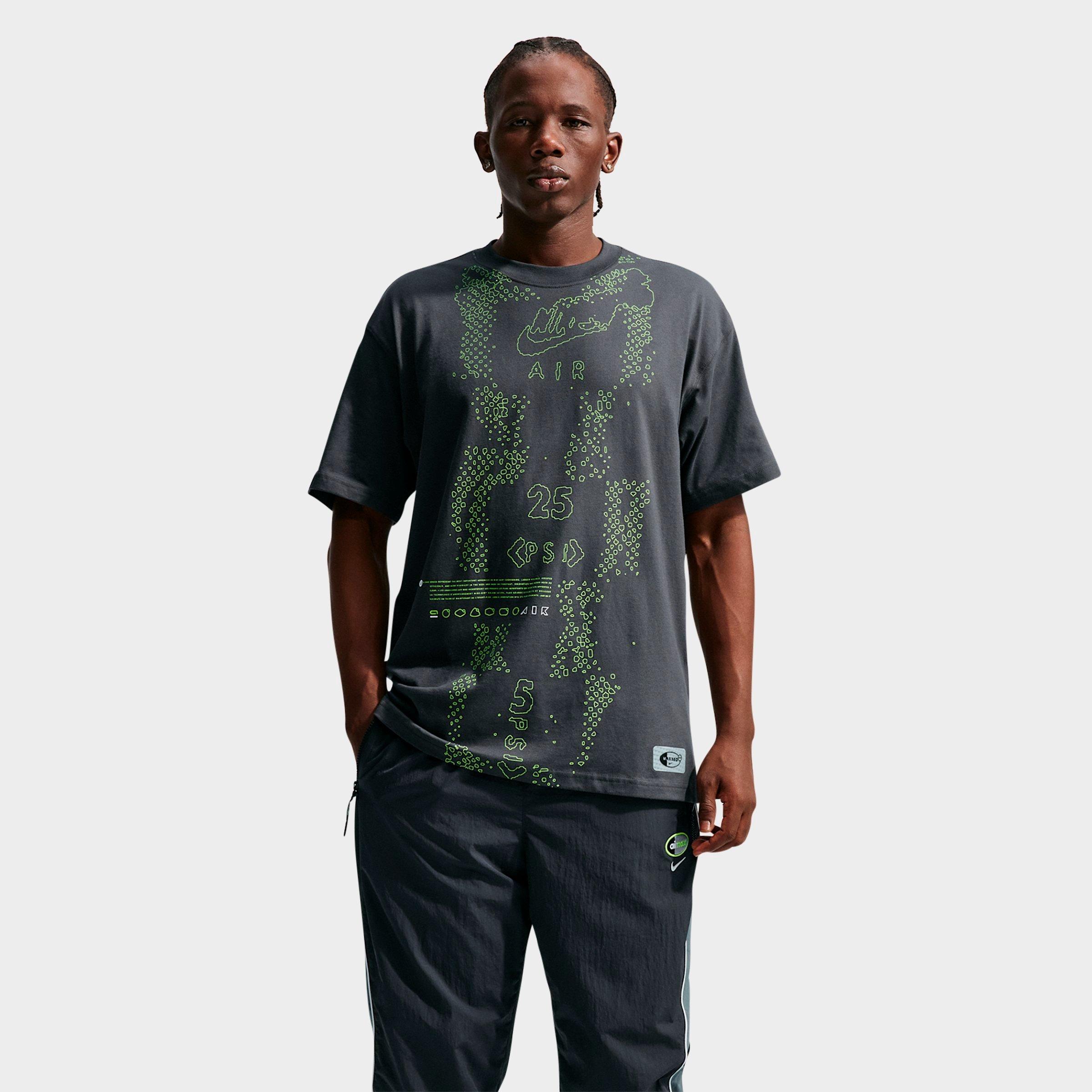 Click here for Nike Mens Sportswear Maxxed Graphic T-Shirt in Dar... prices