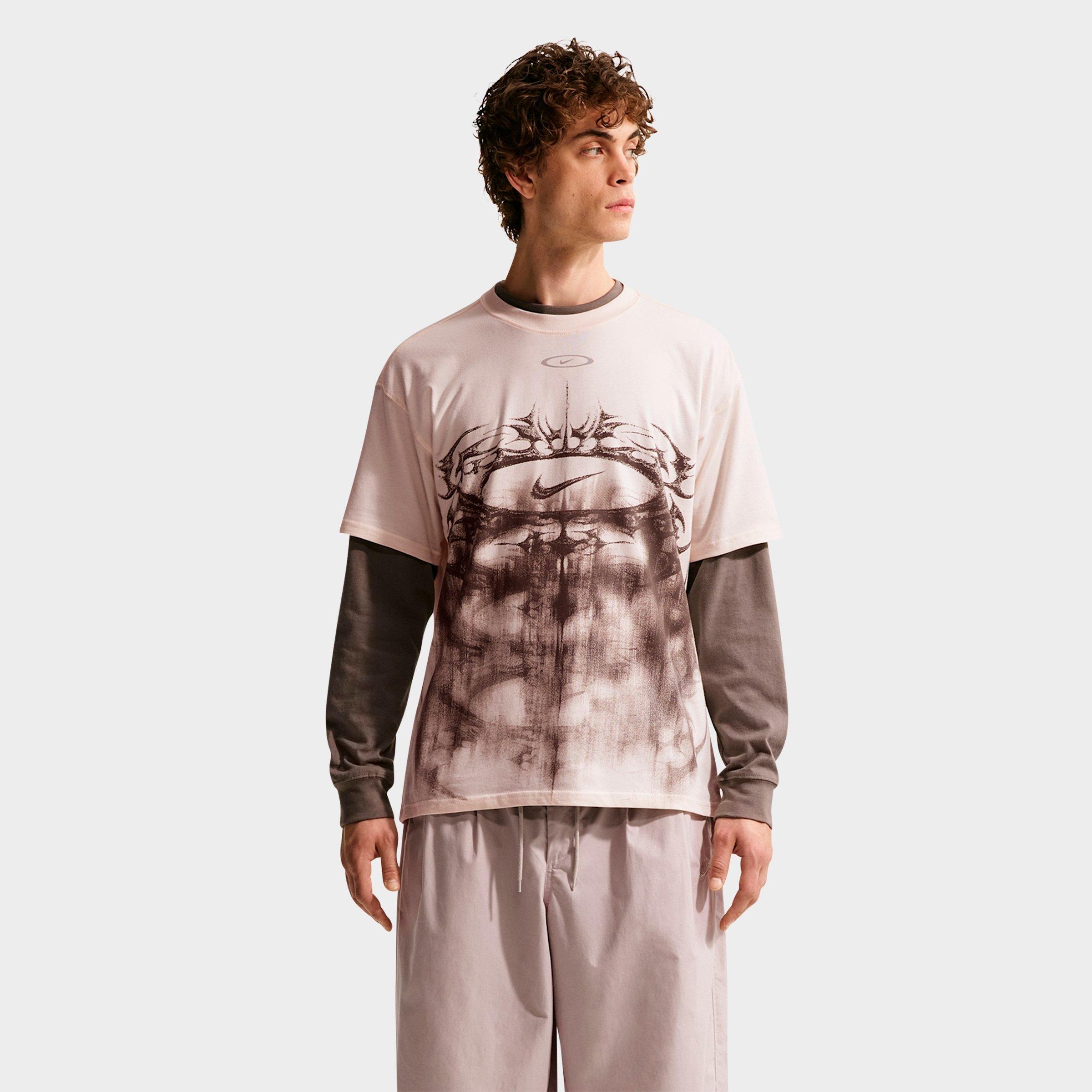 Click here for Nike Mens Sportswear Graphic T-Shirt in Chalk Size... prices