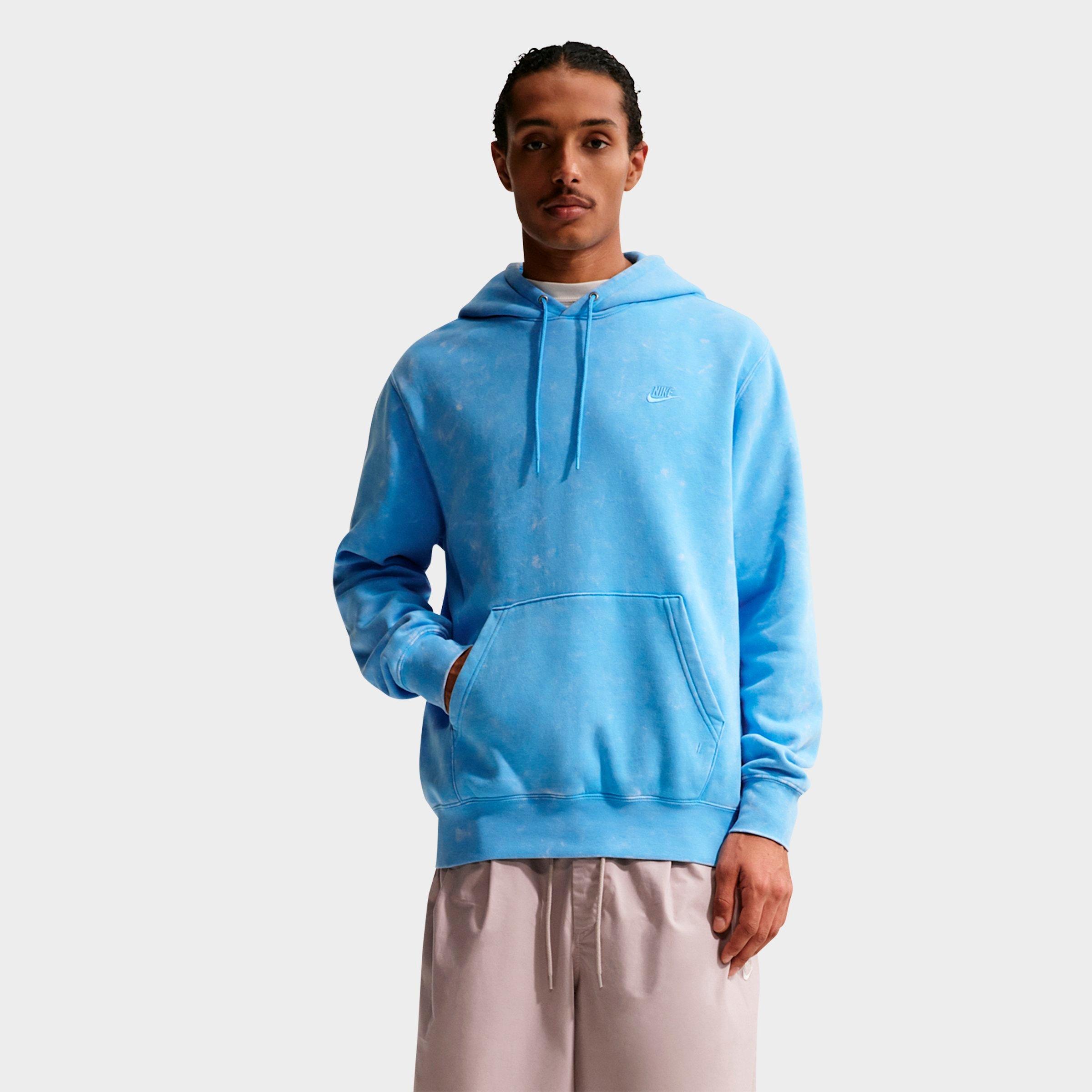 Click here for Nike Mens Sportswear Club Washed Fleece Hoodie in... prices