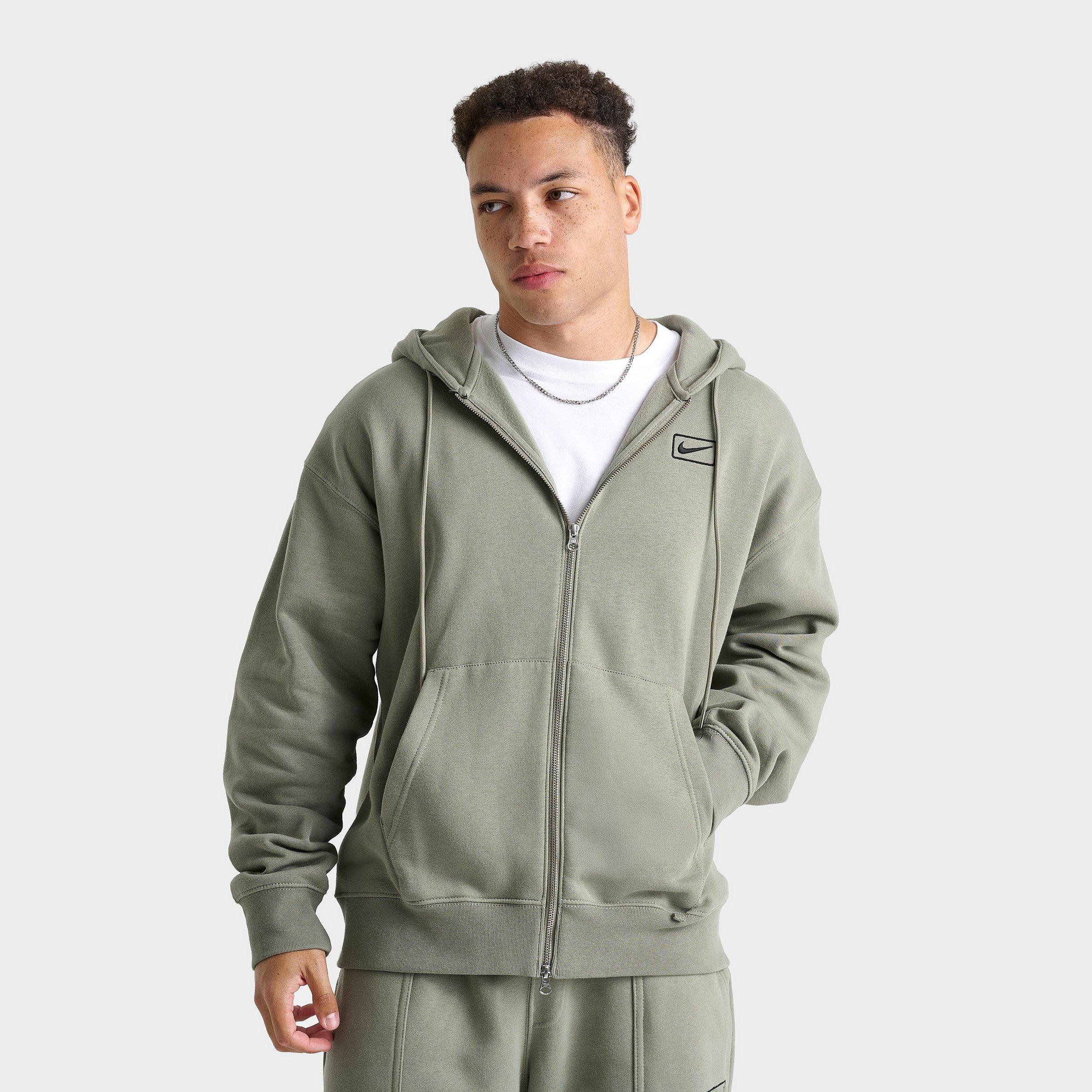 Click here for Nike Mens Sportswear Swoosh Box Full-Zip Hoodie in... prices