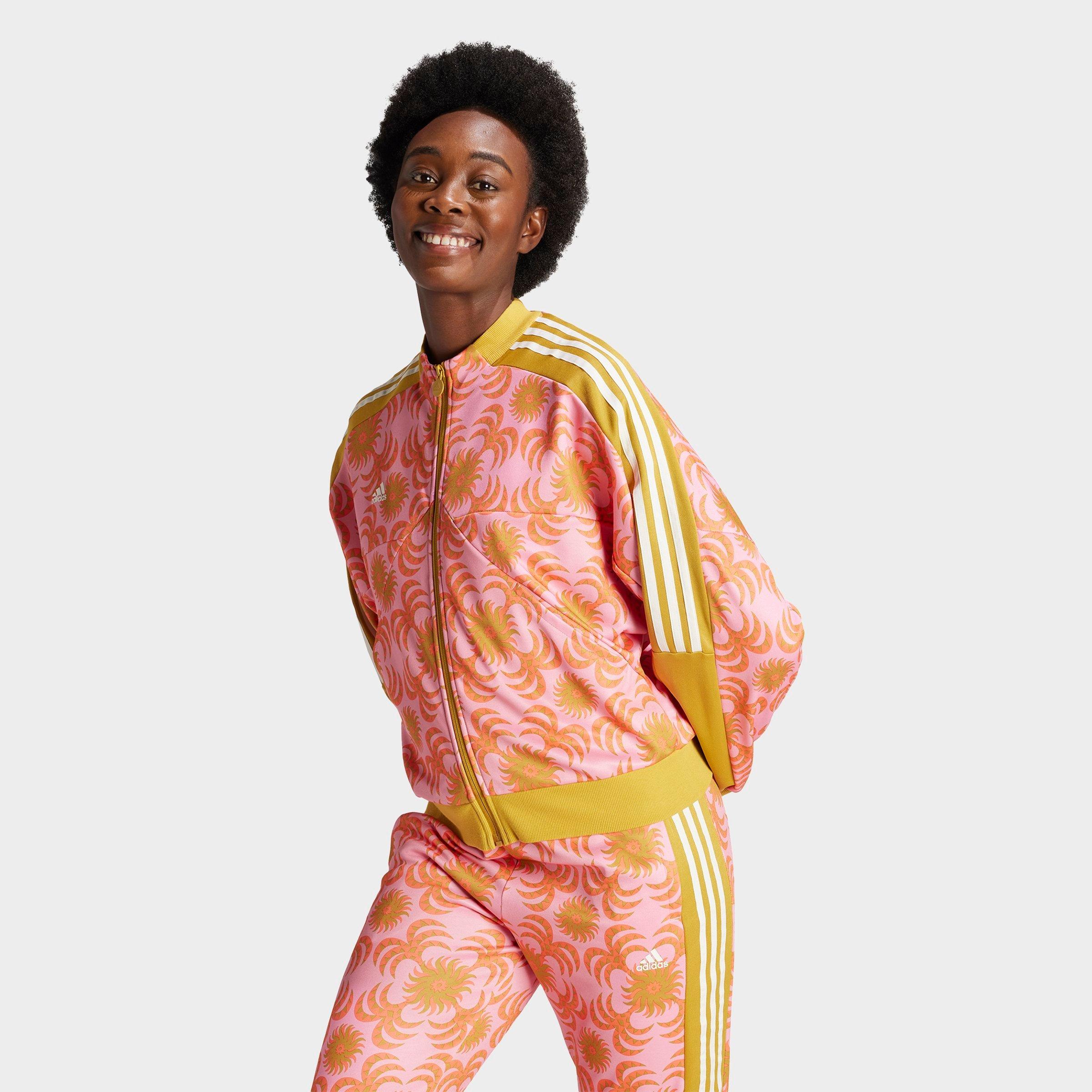 Click here for adidas Womens x Farm Rio Tiro Track Jacket in Semi... prices