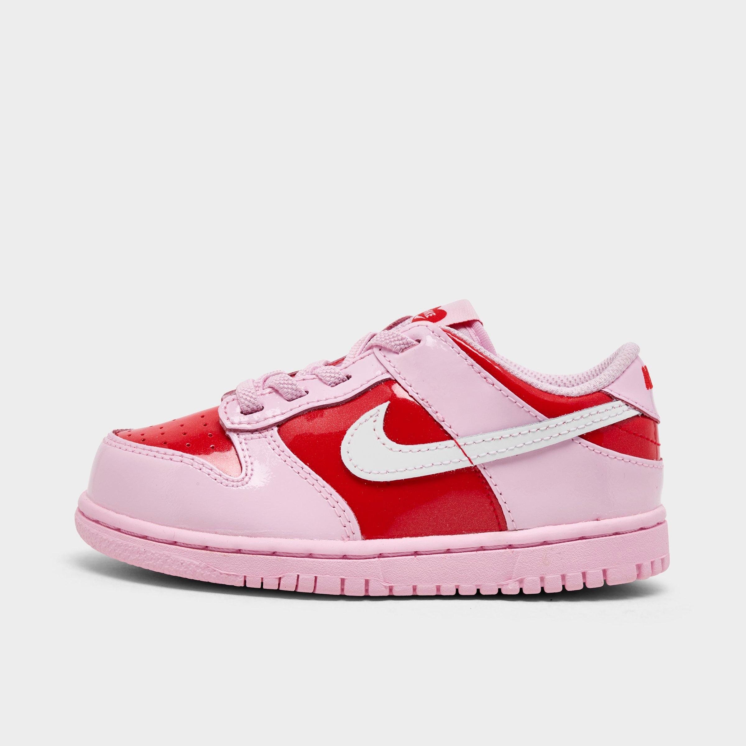 Click here for Nike Girls Toddler Dunk Low Stretch Lace Casual Sh... prices