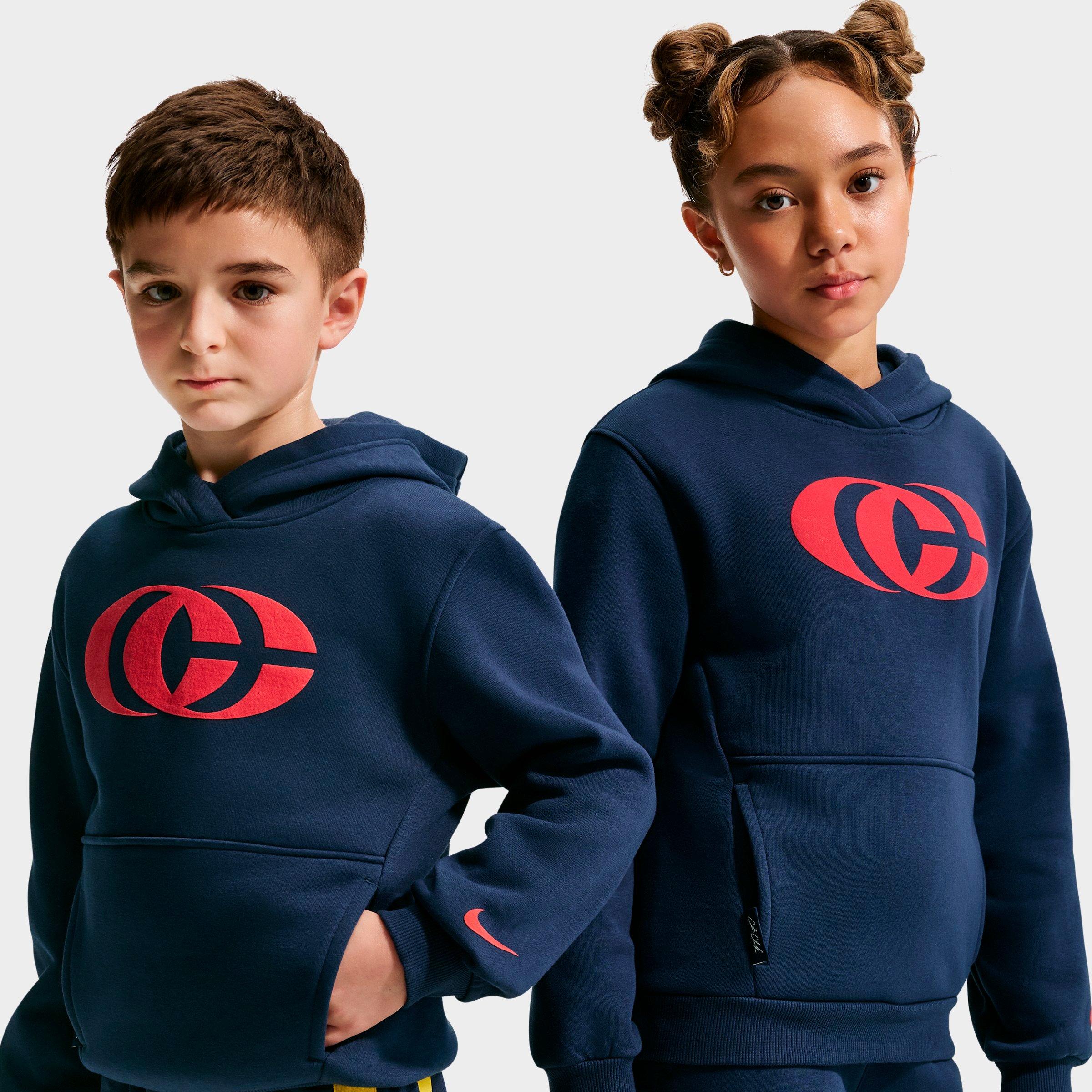 Click here for Nike Big Kids x Caitlin Clark Essential Fleece Pul... prices