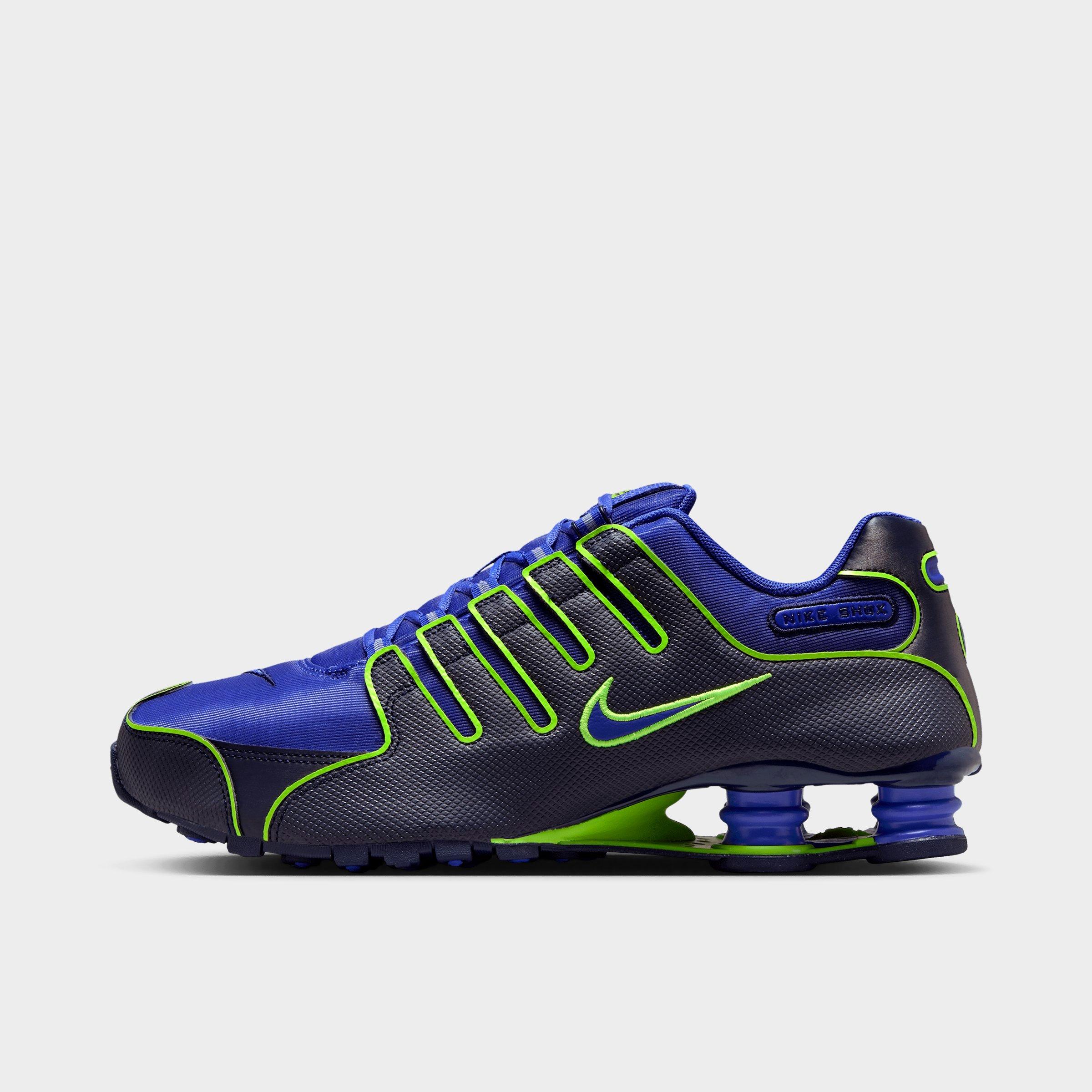 Click here for Nike Mens Shox NZ Casual Shoes in Lapis/Blue Void/... prices
