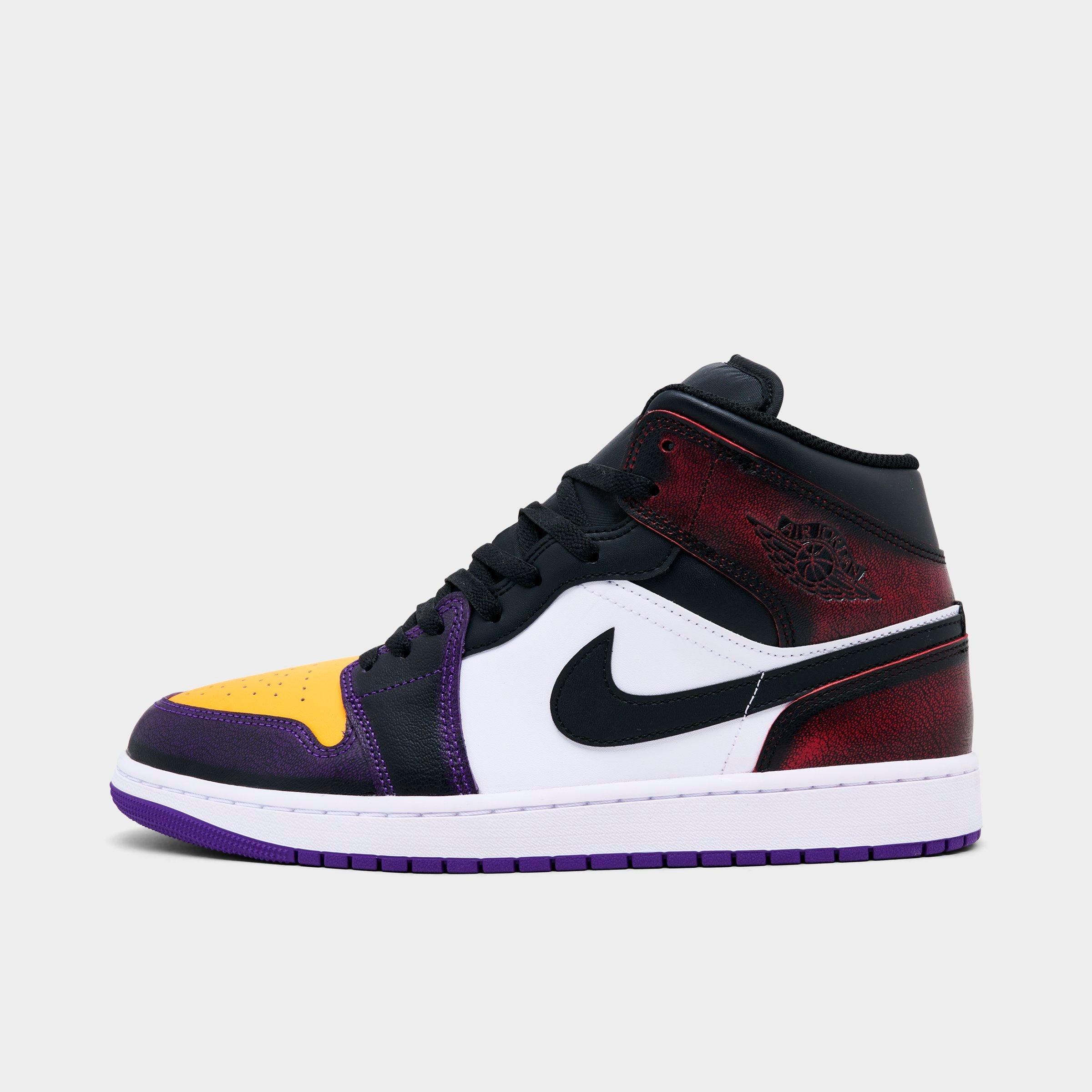 Click here for Jordan Mens Air Retro 1 Mid SE Casual Shoes in Tru... prices