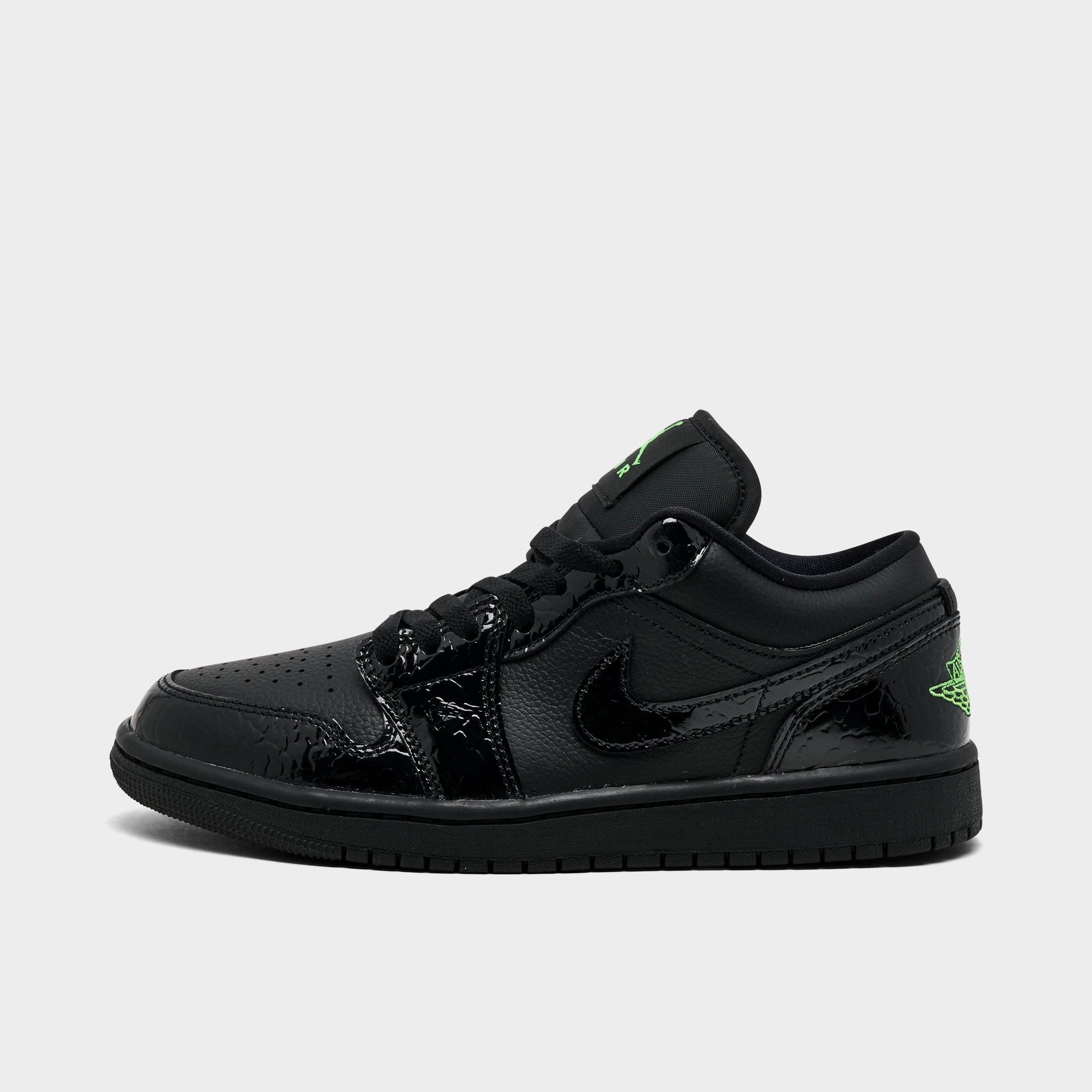Click here for Jordan Womens Air 1 Low SE Casual Shoes in Black/S... prices