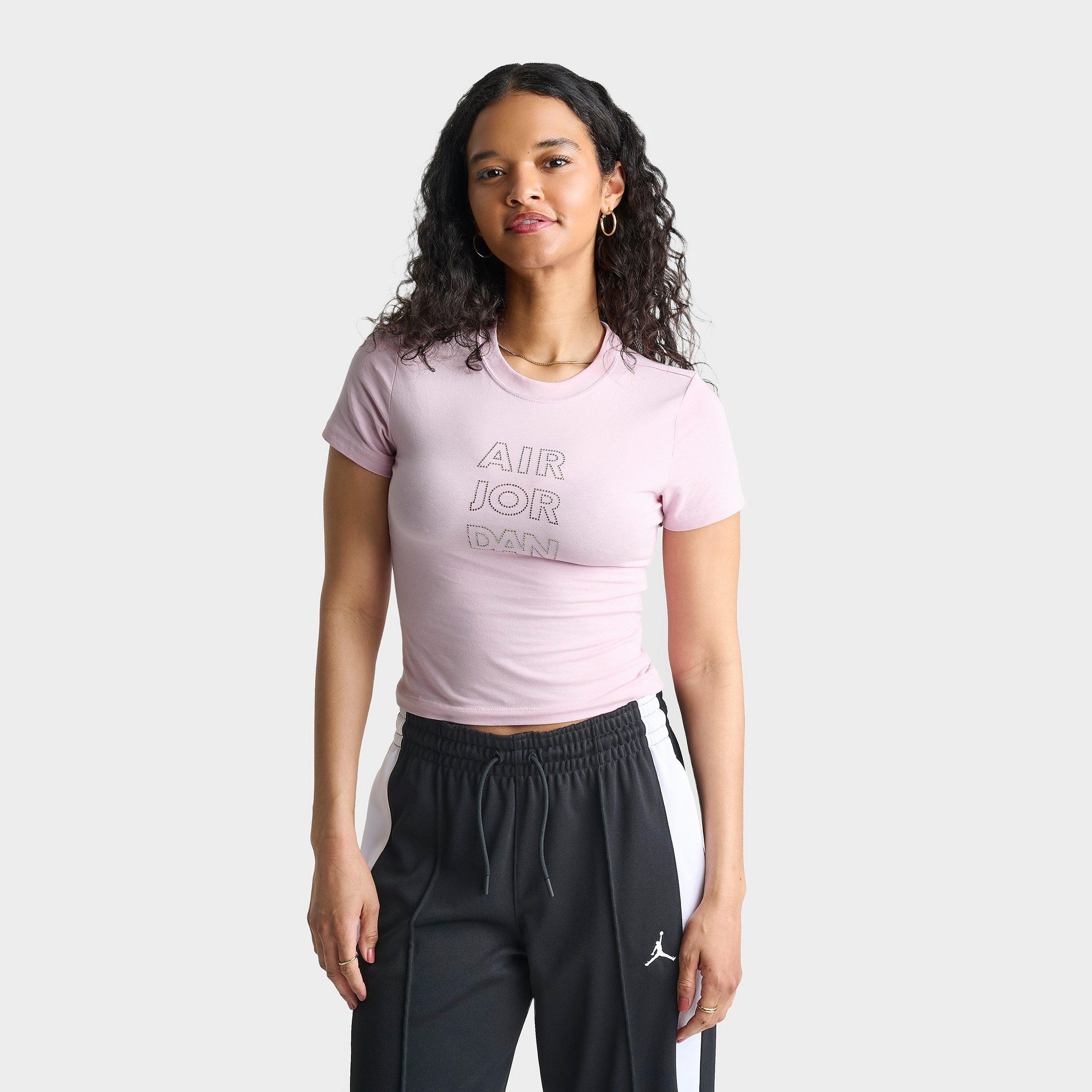 Click here for Jordan Womens Brooklyn Rhinestone Graphic T-Shirt... prices