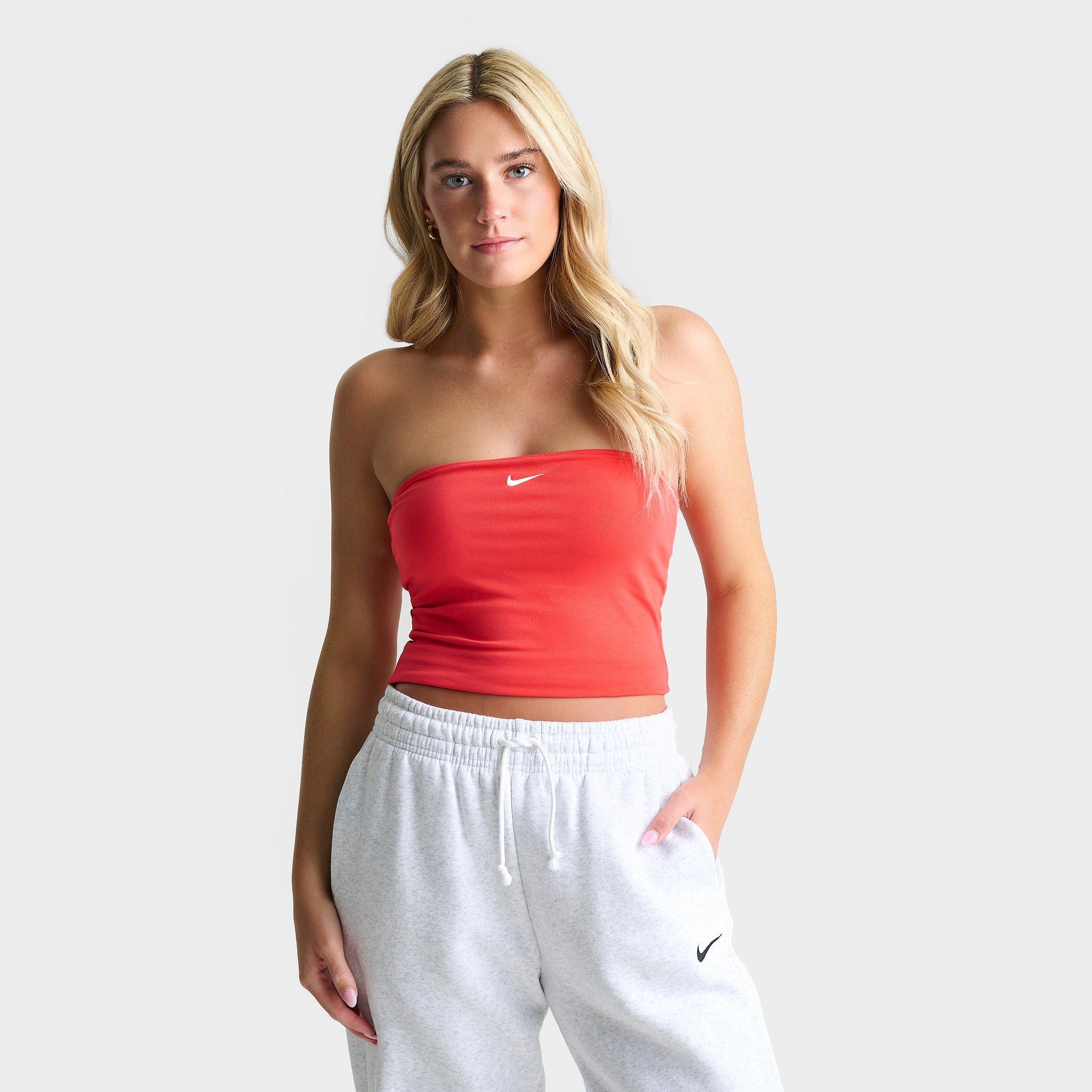 Click here for Nike Womens Sportswear Tube Top in Light Crimson/S... prices