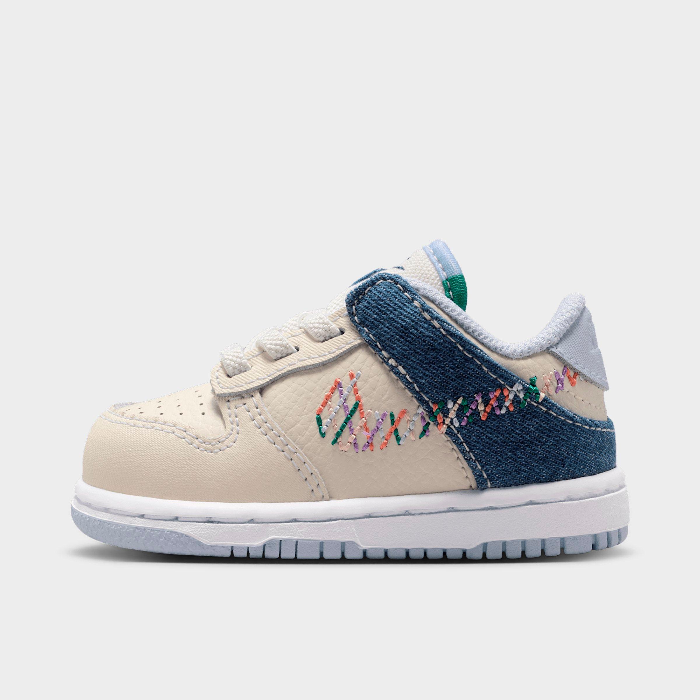 Click here for Nike Kids Toddler Dunk Low Casual Shoes in Soft Pe... prices
